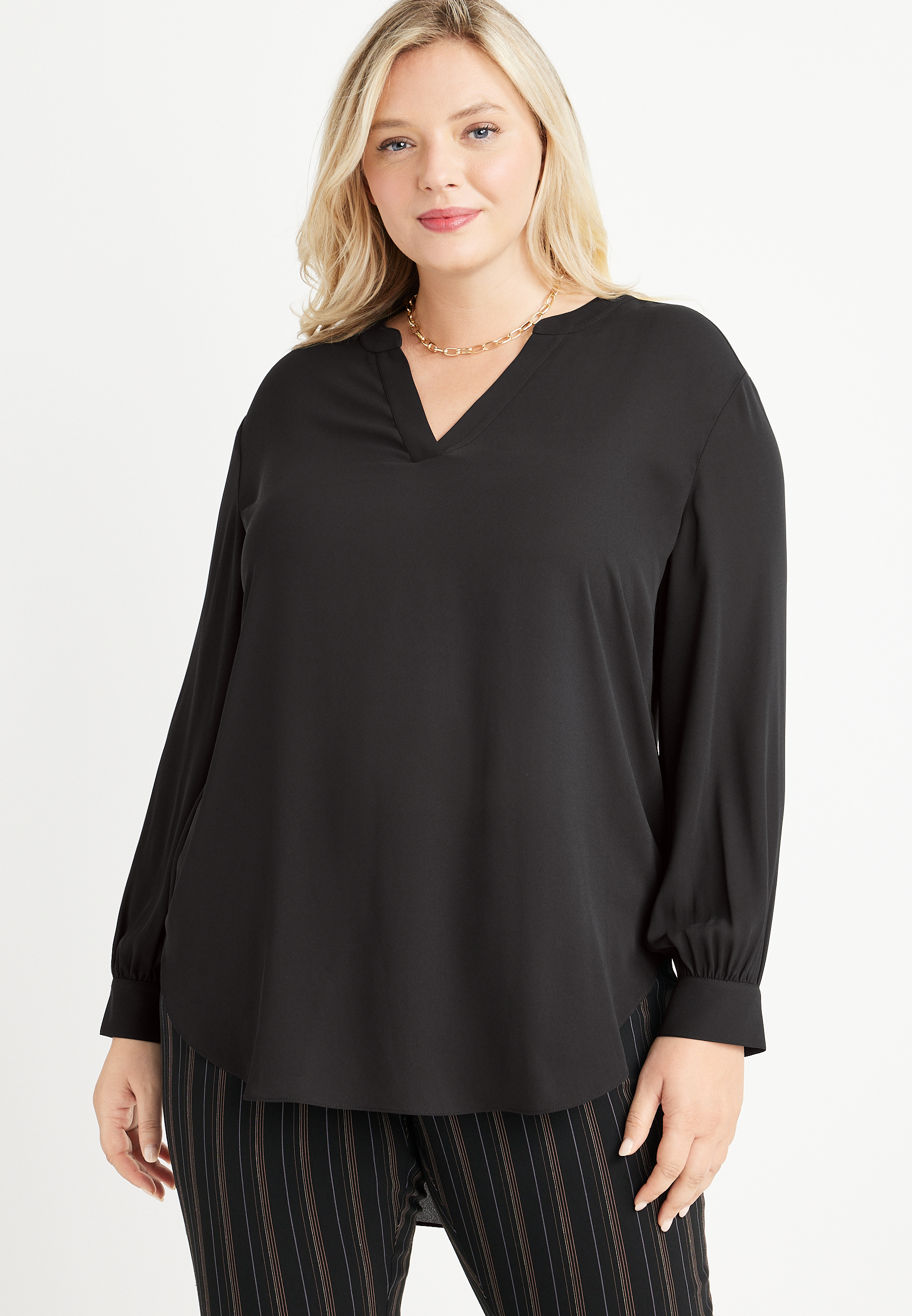 Plus Size Atwood Tunic Blouse | maurices