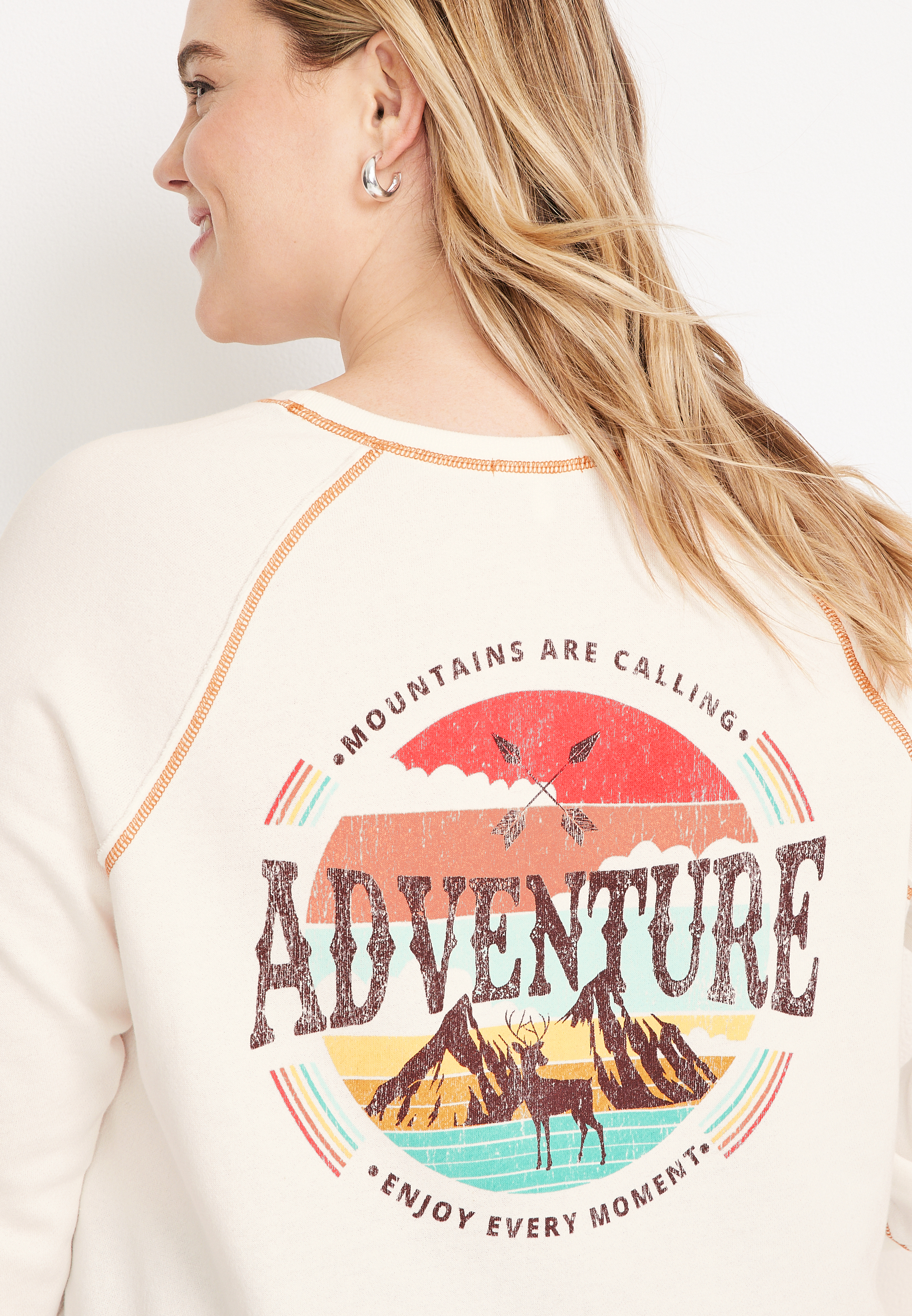 Plus Size Adventure Sweatshirt | maurices
