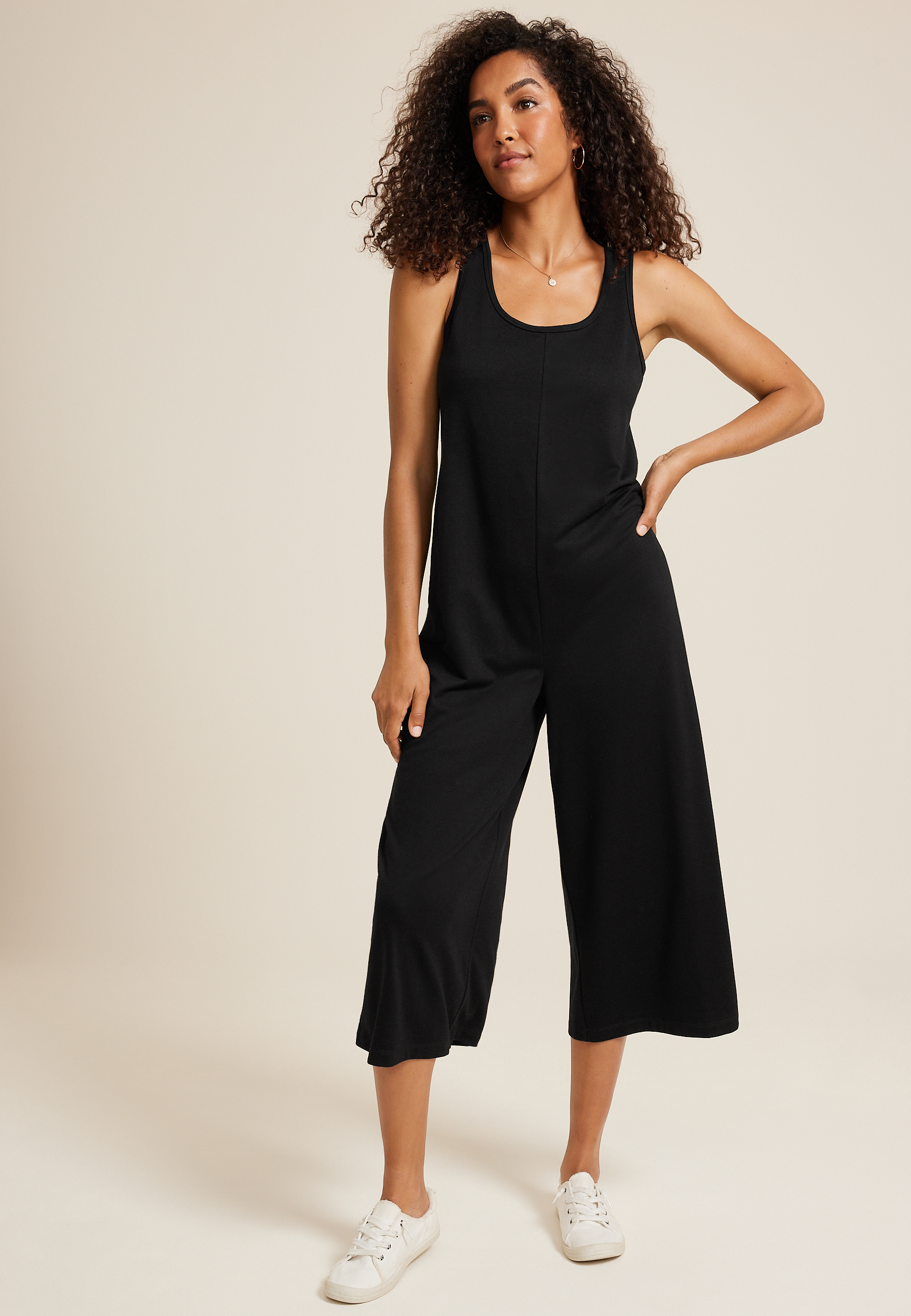 Wingbow™ Wide Leg Jumpsuit | maurices