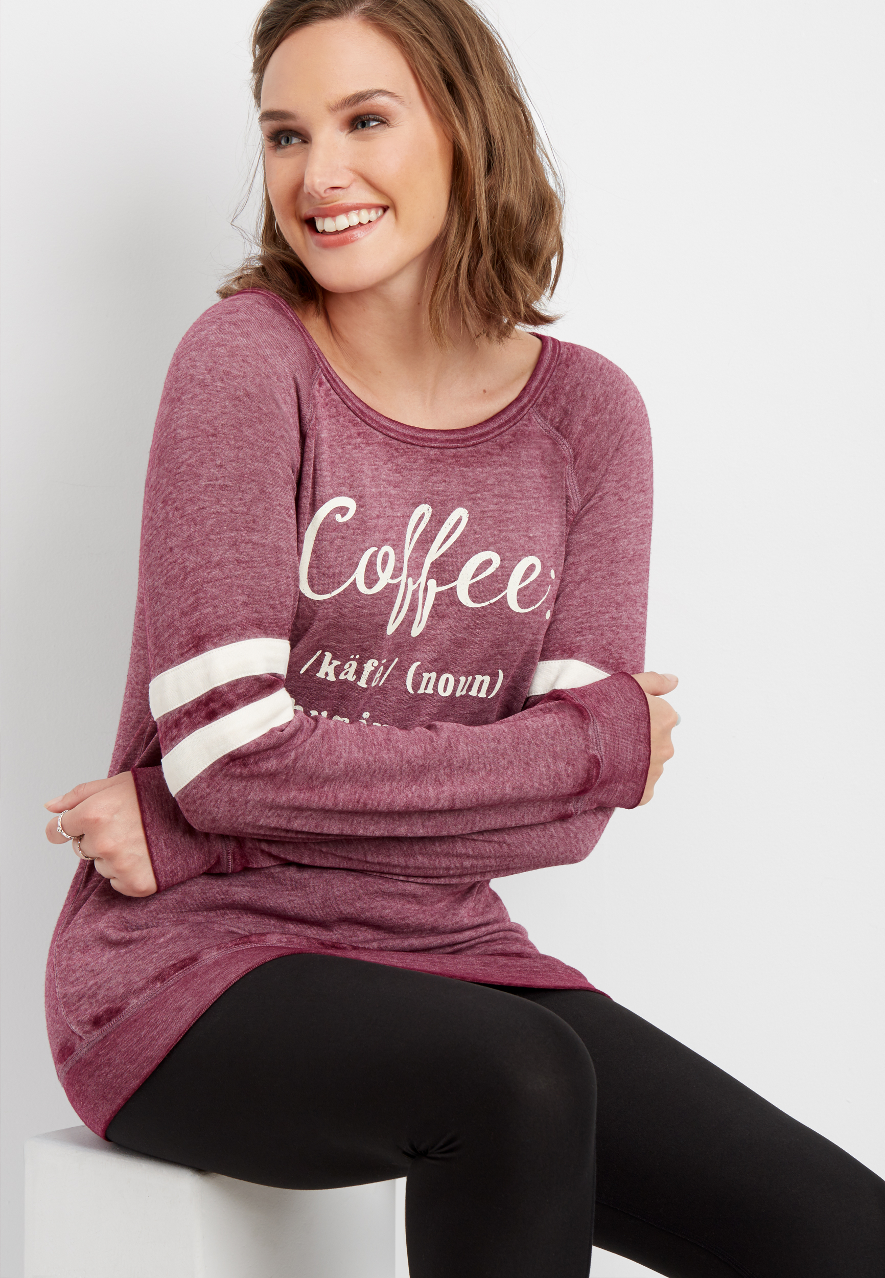 coffee graphic pullover | maurices