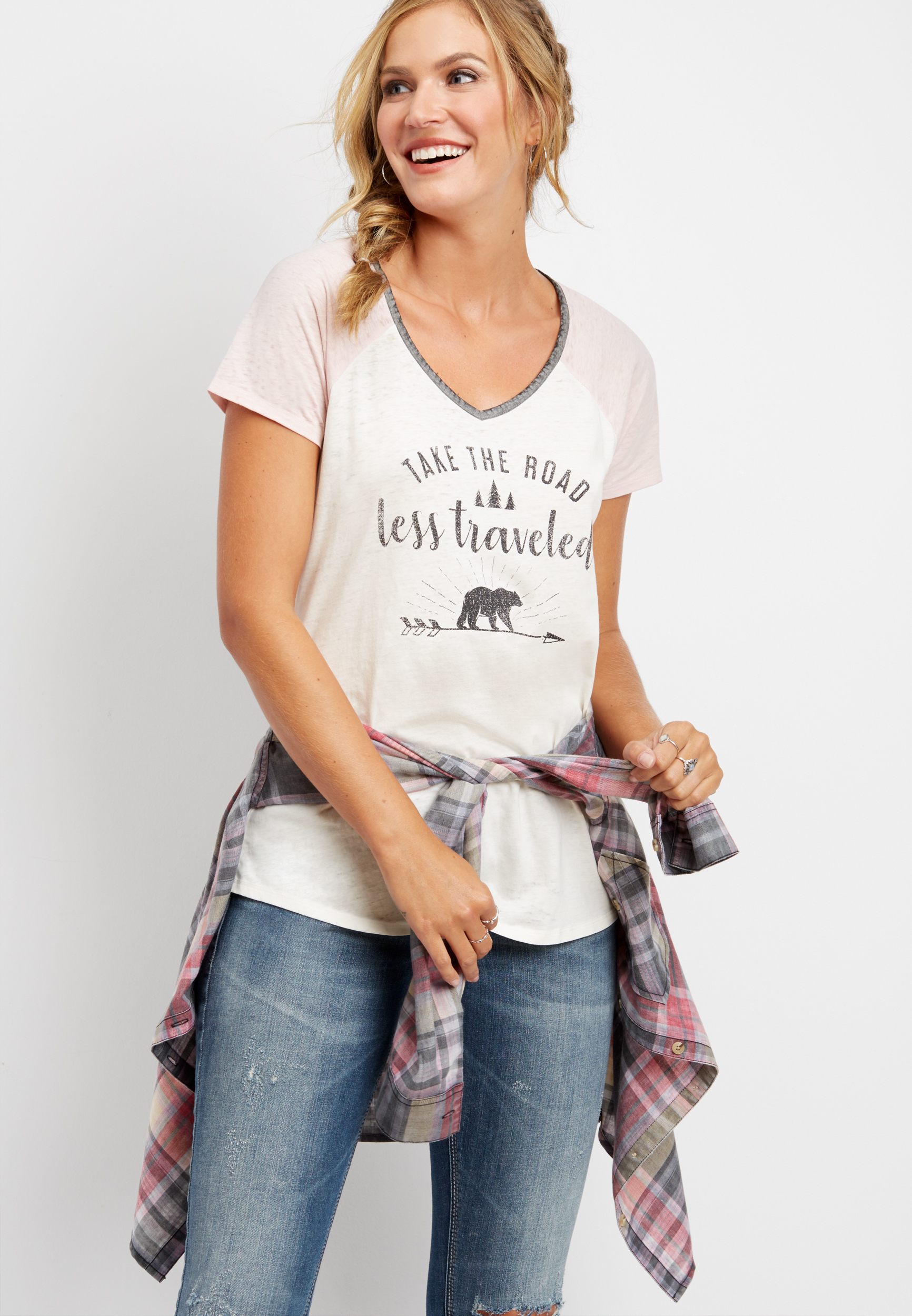 road less traveled graphic tee | maurices