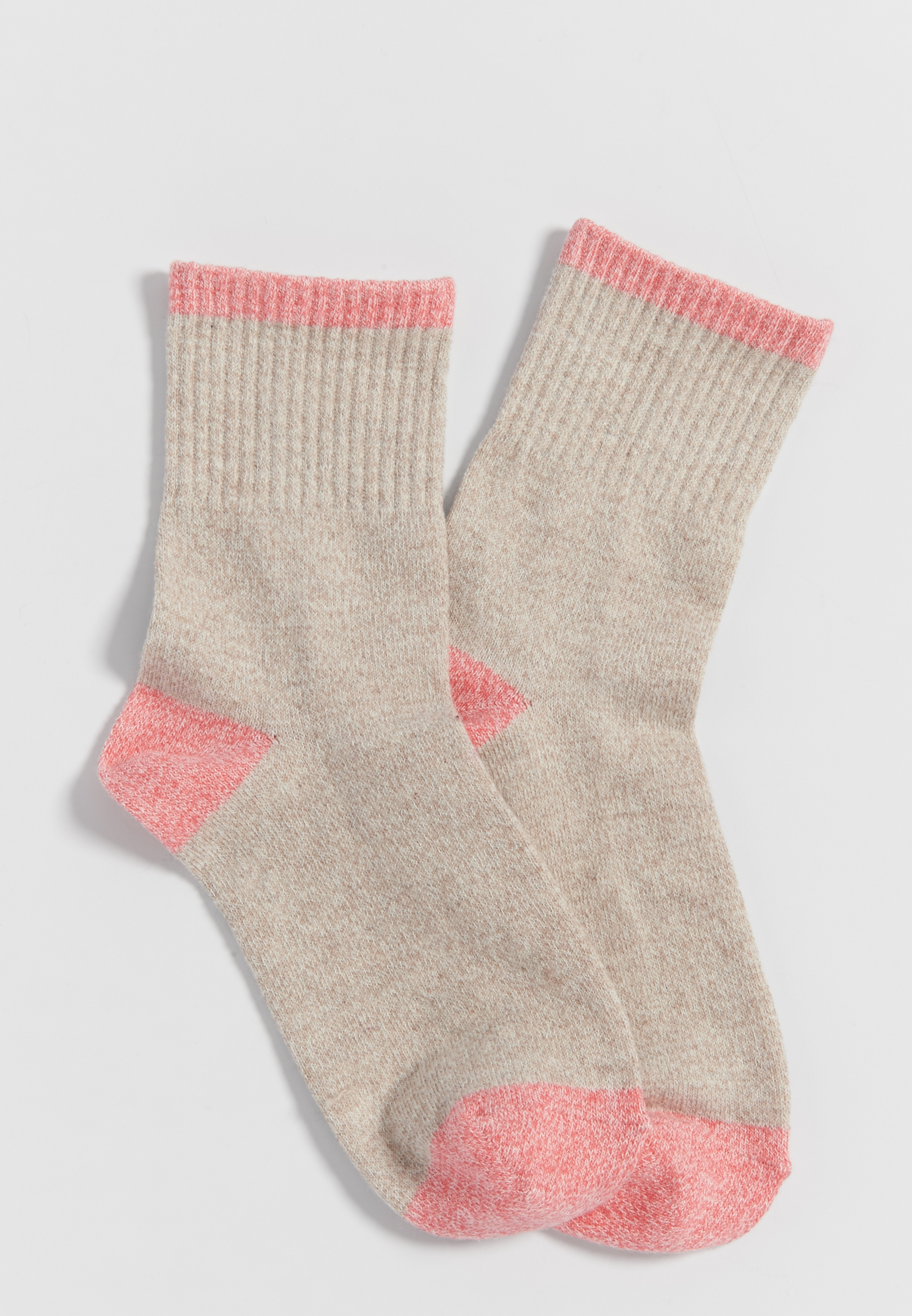 colorblock heel toe ankle sock | maurices