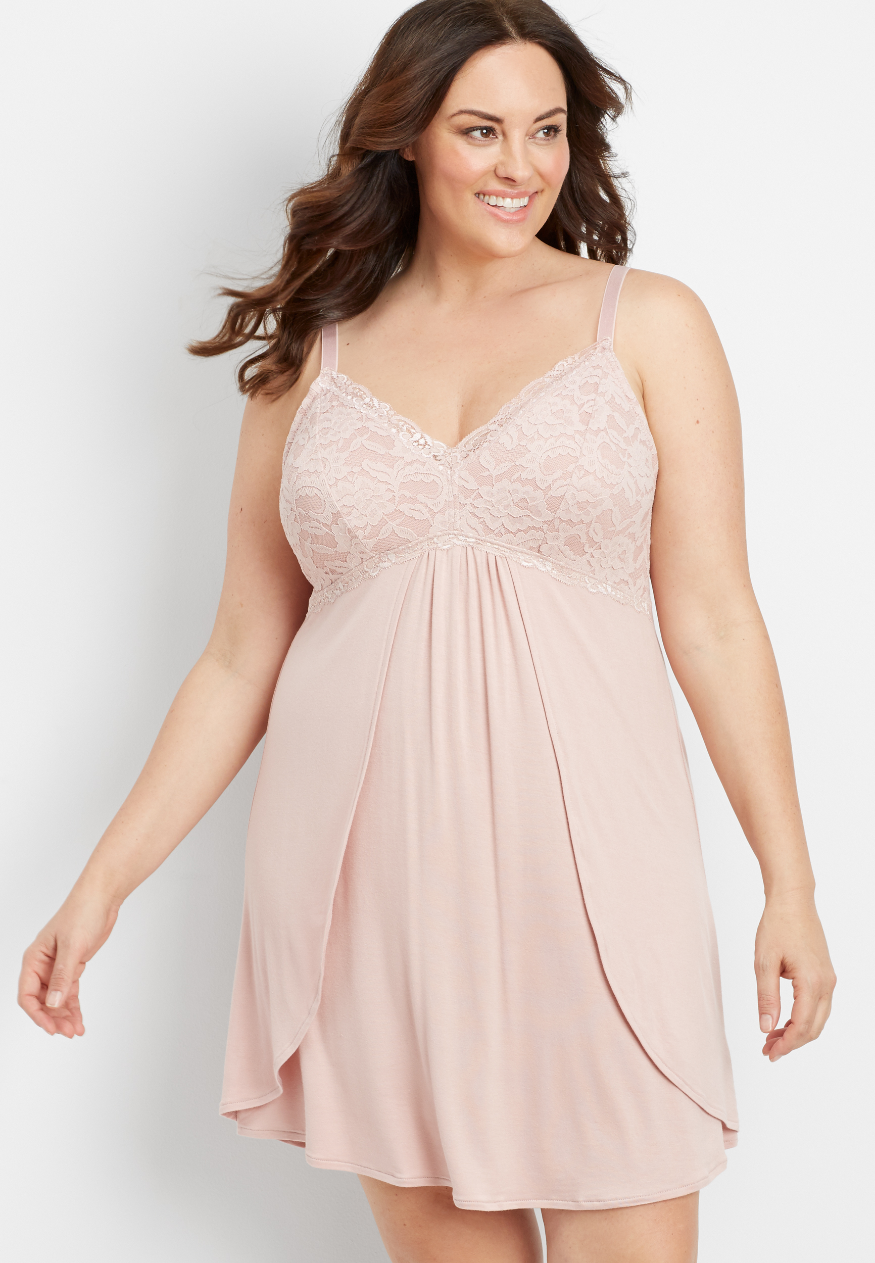 plus size tulip hem sleep chemise | maurices
