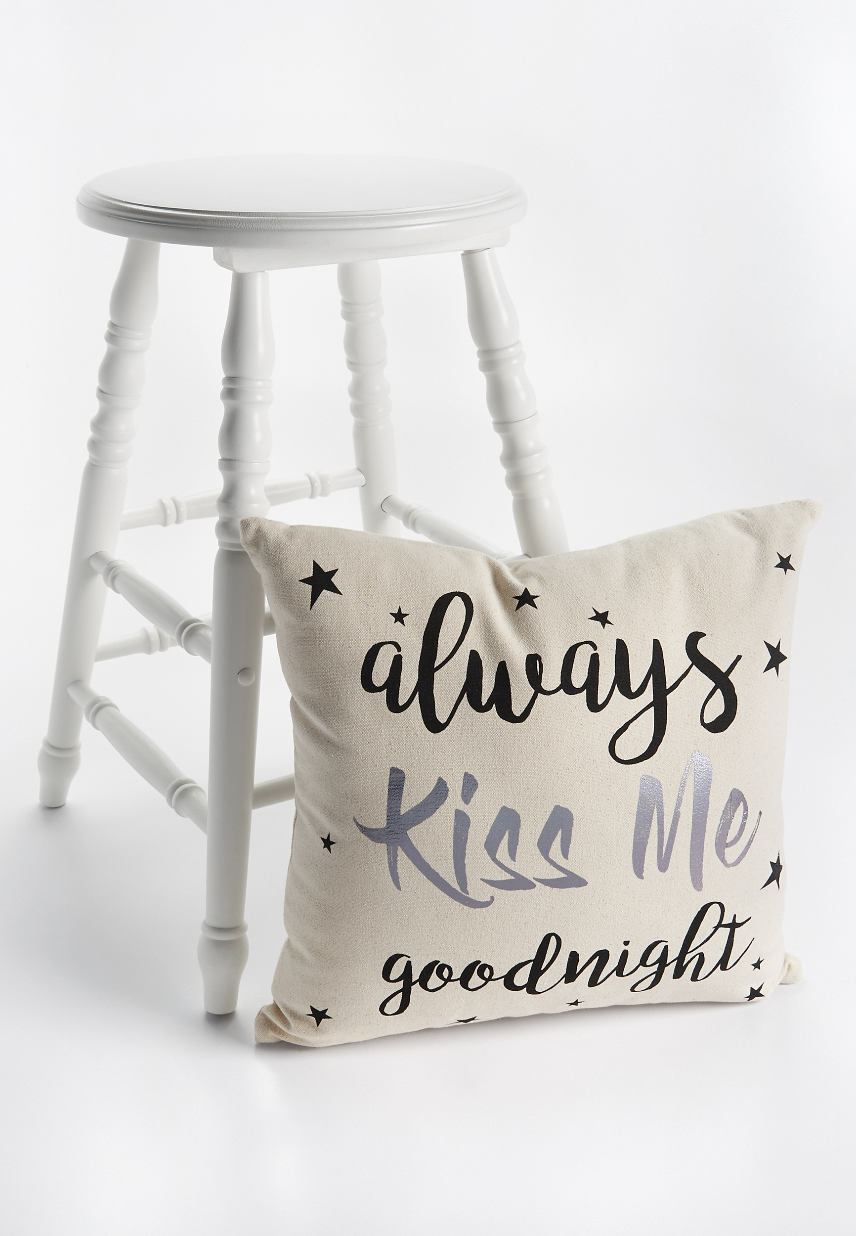 kiss me goodnight pillow | maurices