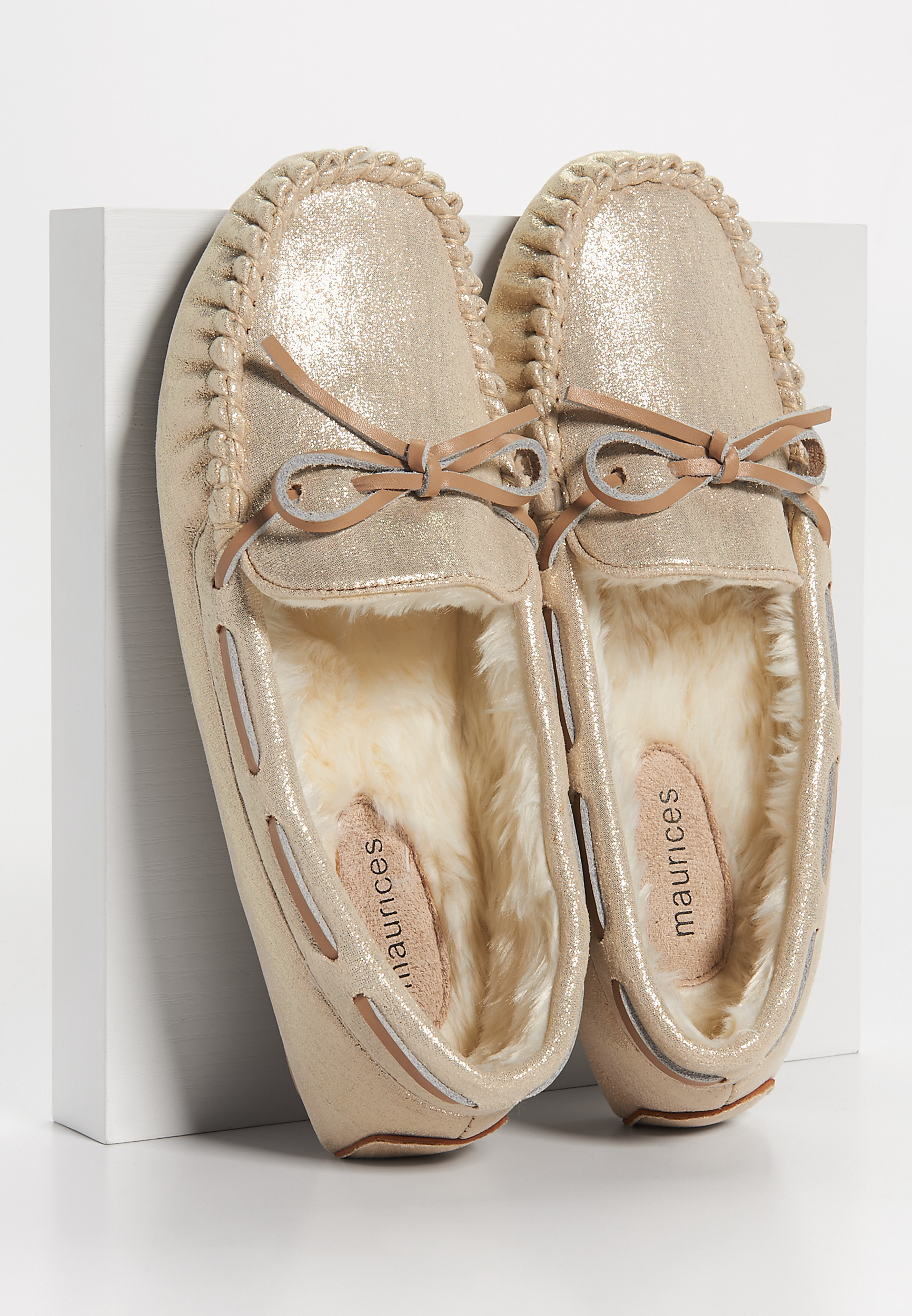 Harlow metallic slipper moccasin | maurices