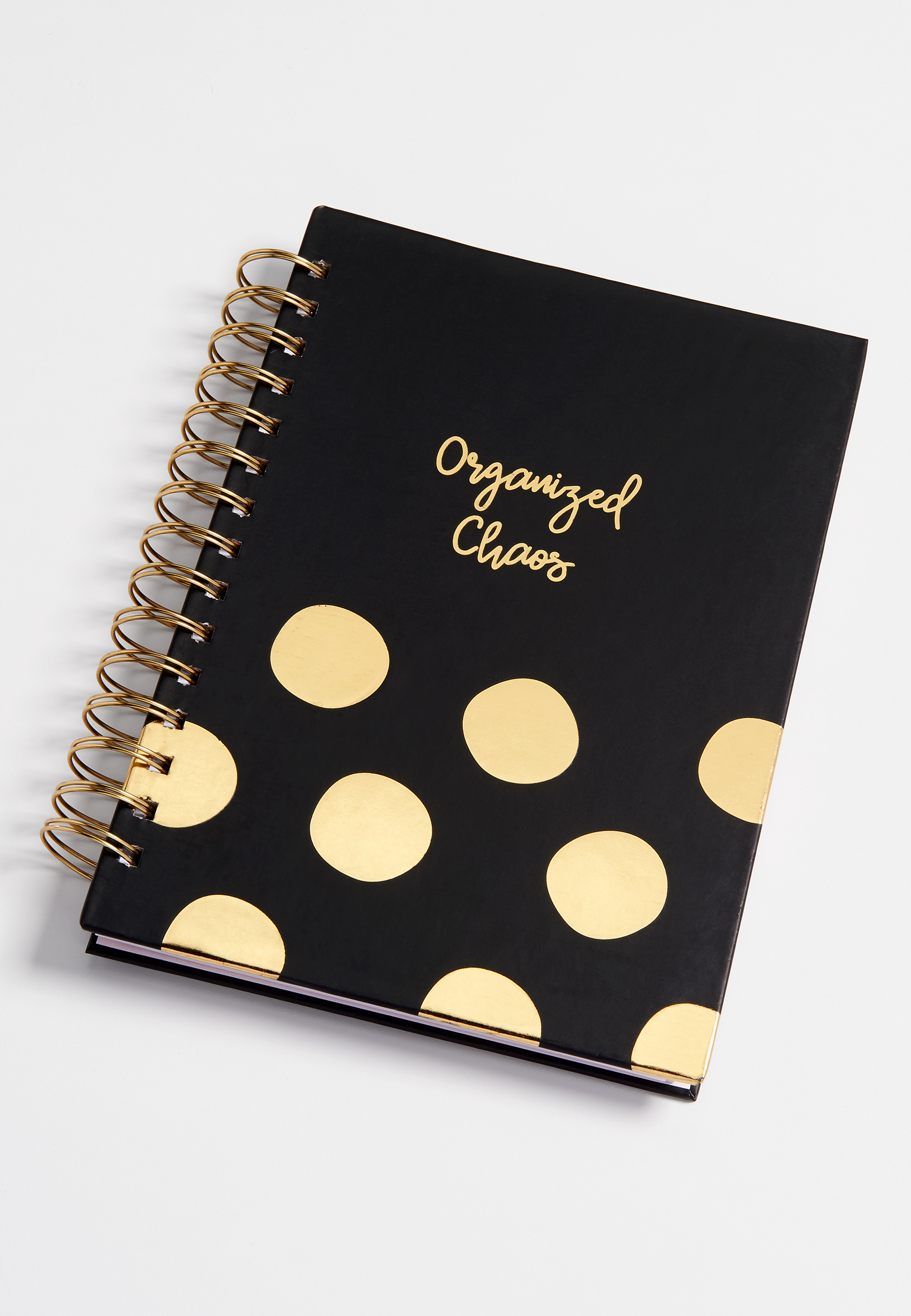 organized chaos spiral notebook | maurices
