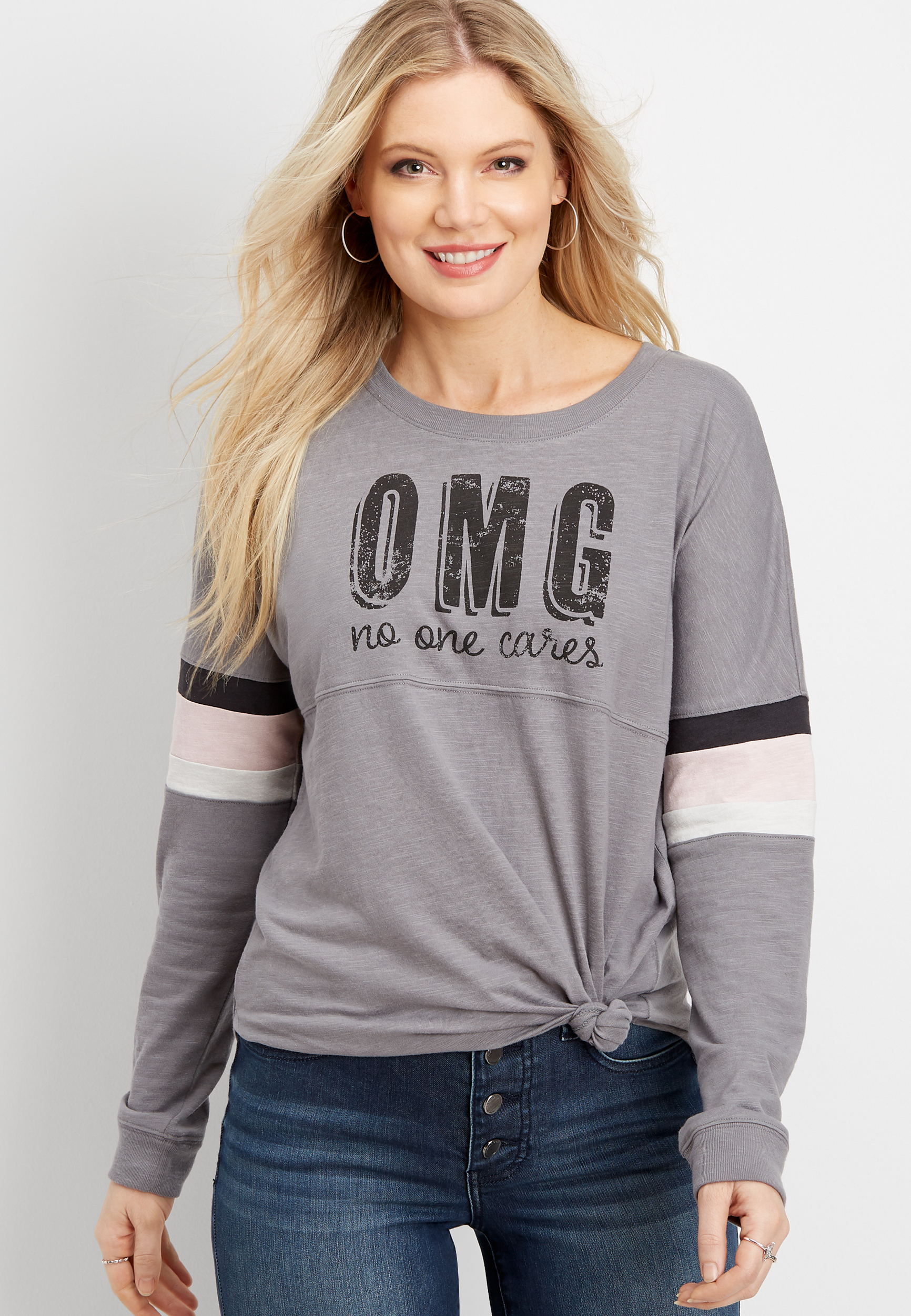 omg oversized sweeper tee | maurices