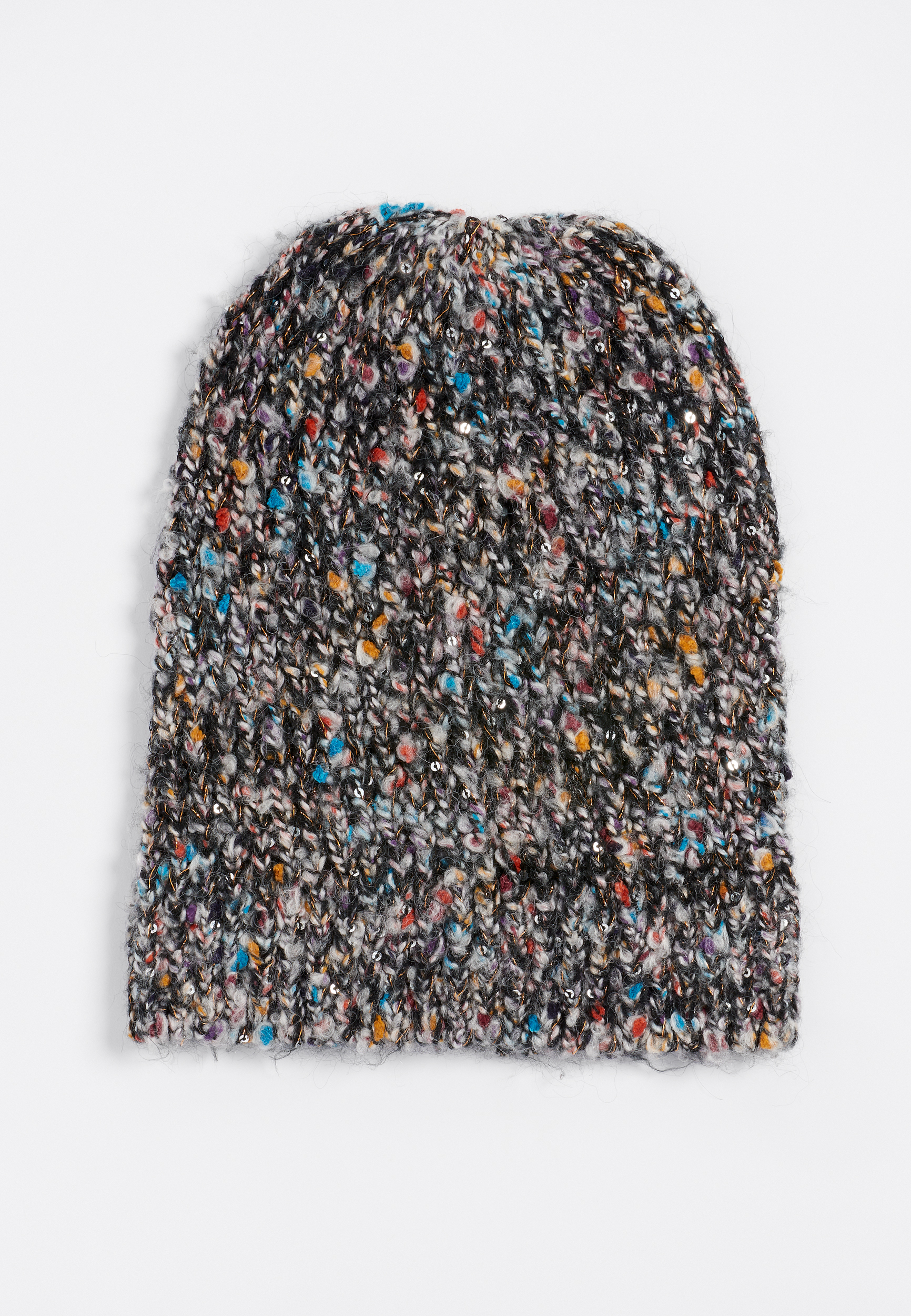 marled sequin hat | maurices
