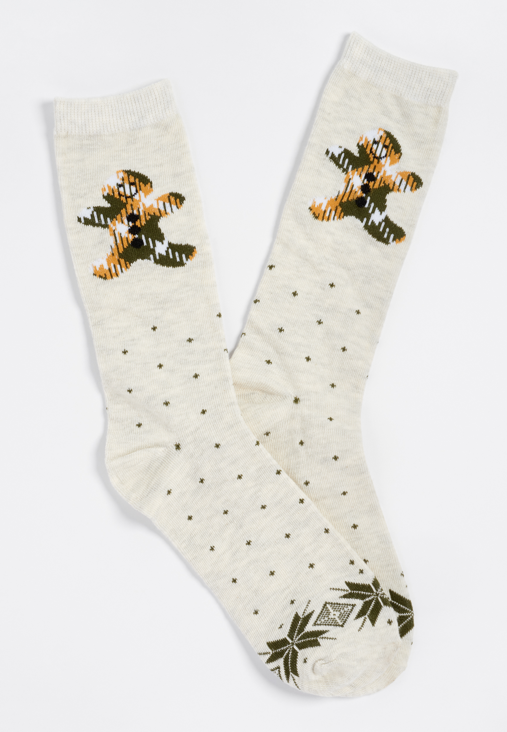 gingerbread crew socks | maurices