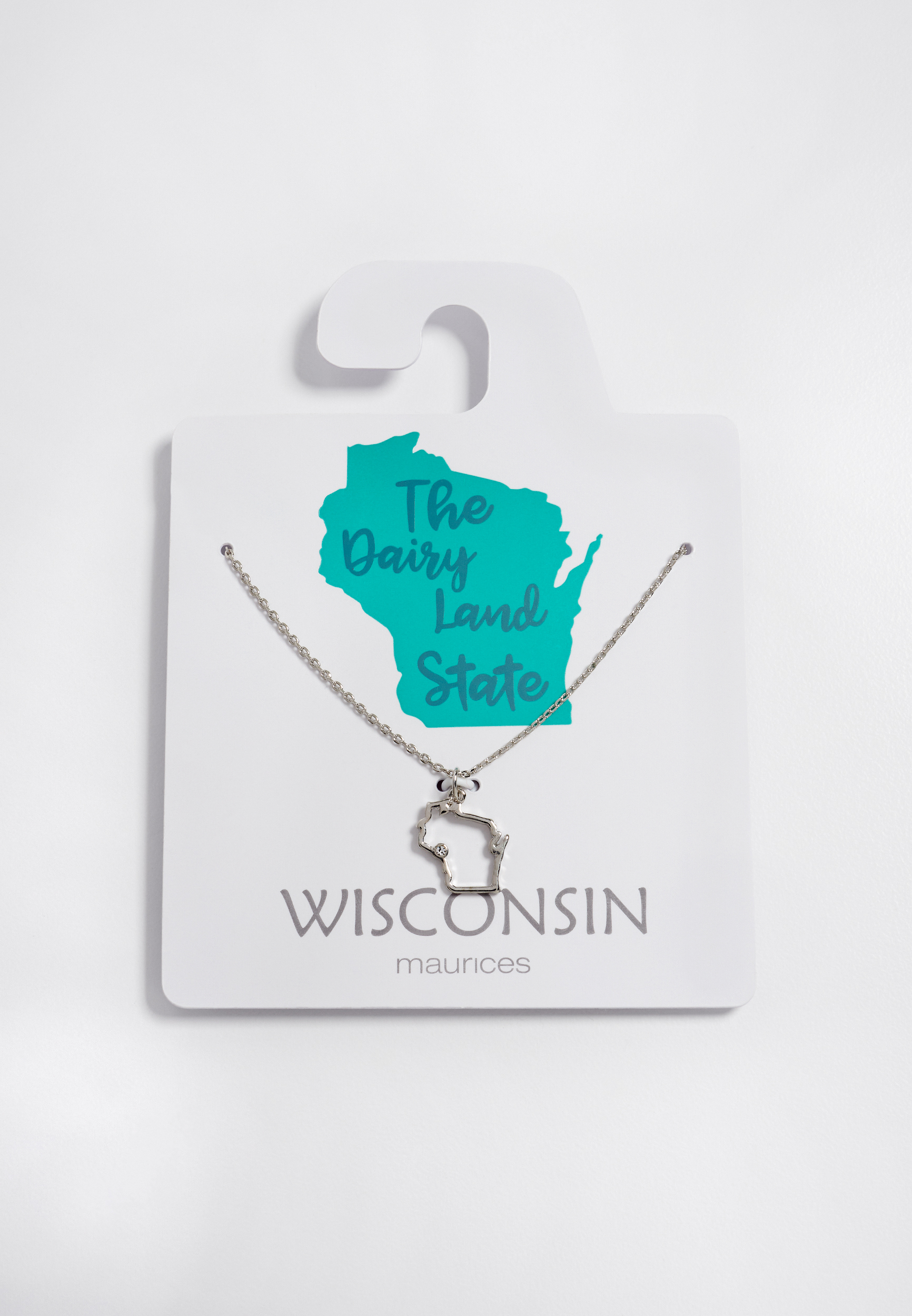 Dainty Wisconsin State Necklace | maurices