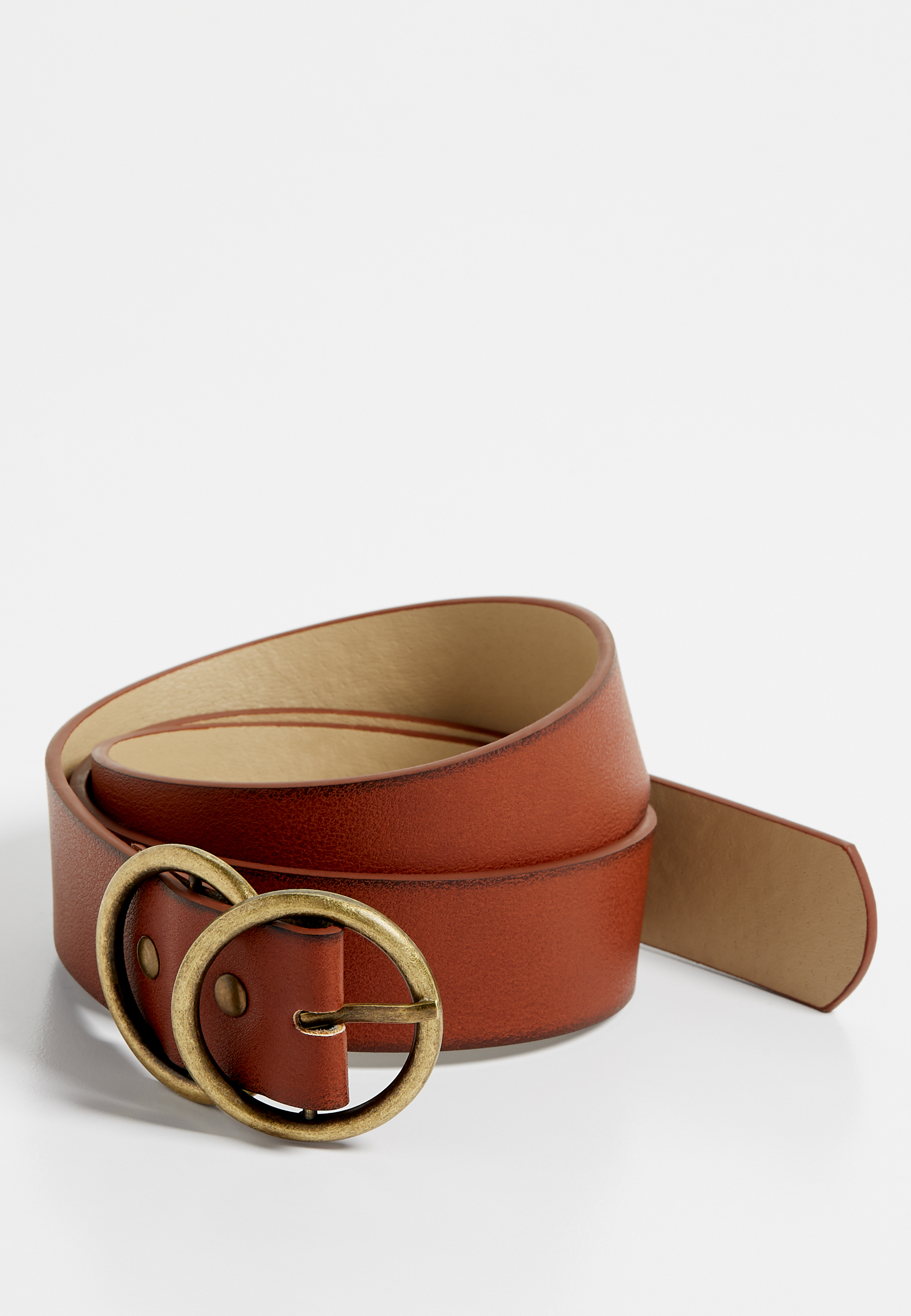 Plus Size Double Buckle Ring Belt | maurices