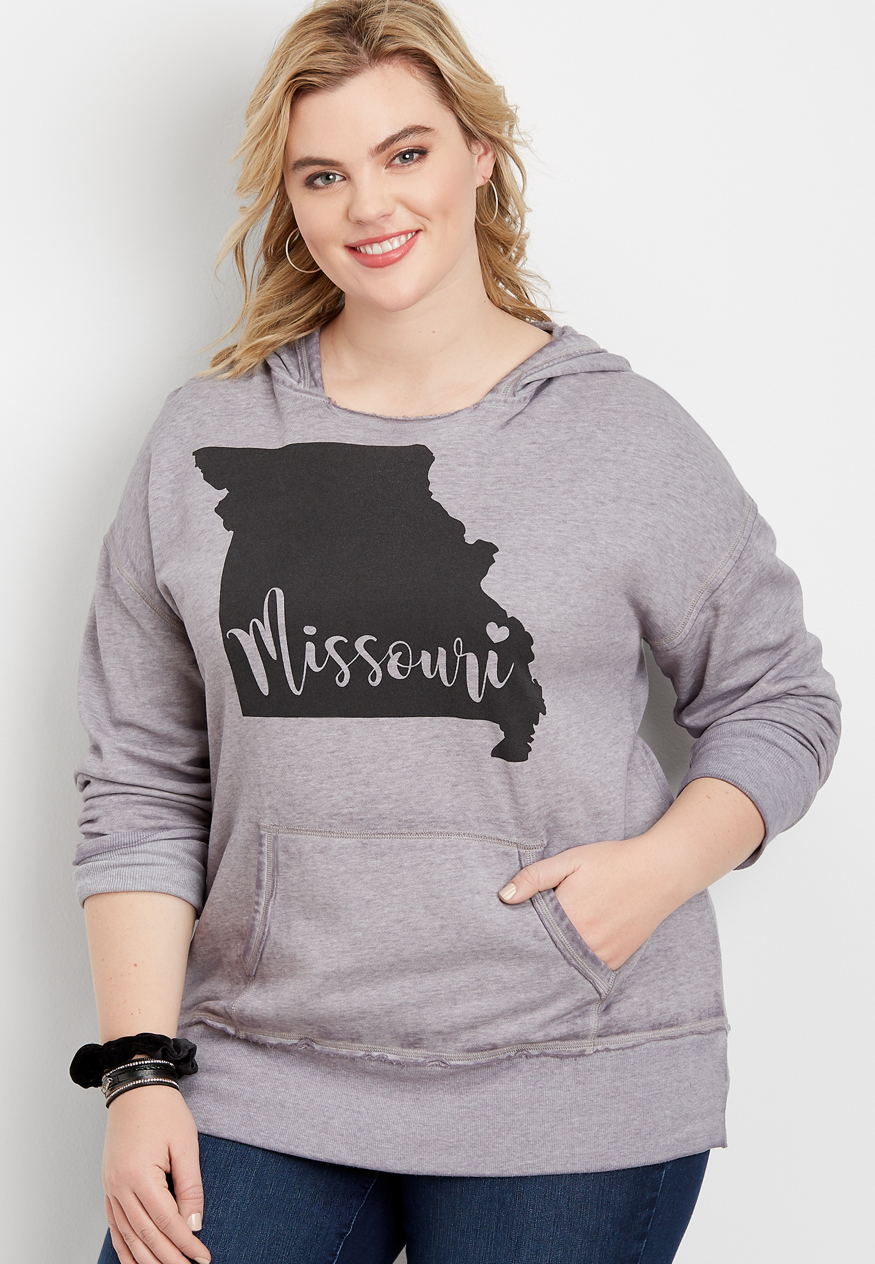 plus size Missouri state pullover hoodie | maurices