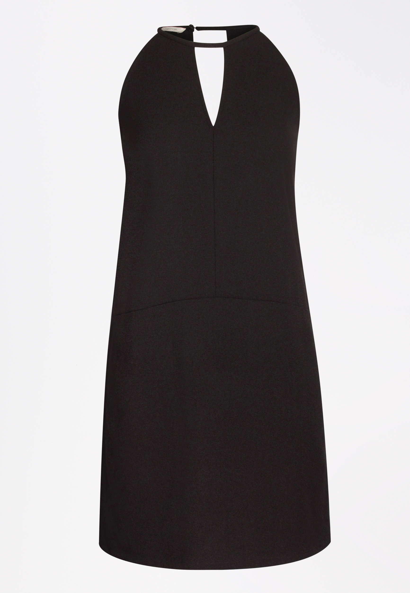 Black Keyhole Shift Dress | maurices