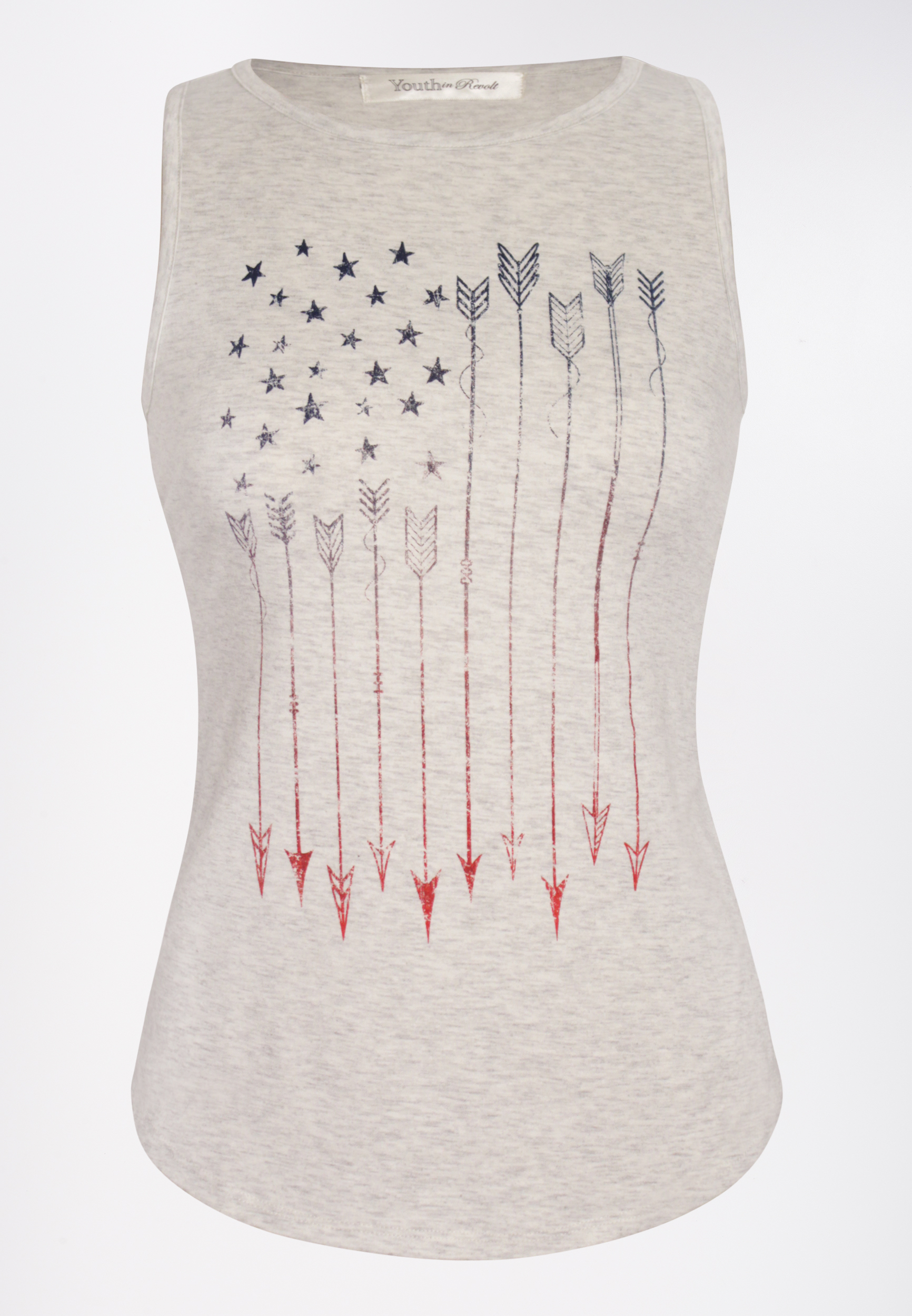 Arrow American Flag Graphic Tank Top | maurices