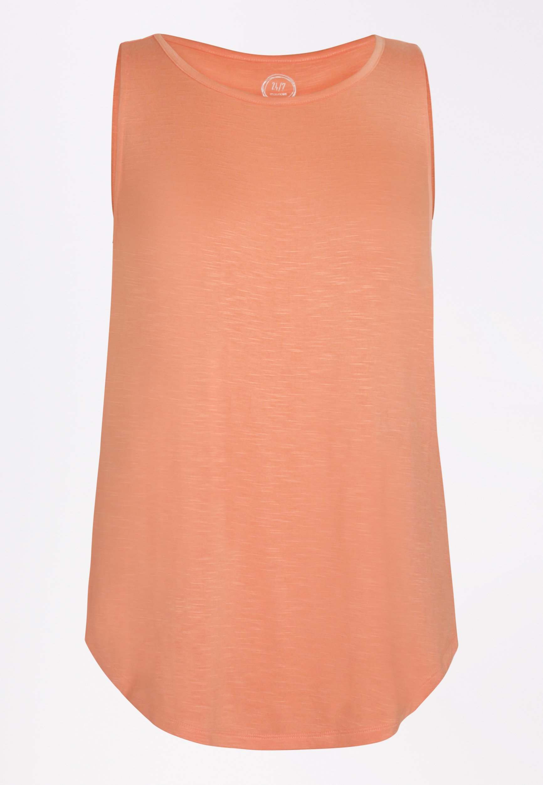 24/7 Coral High Neck Tank Top | maurices
