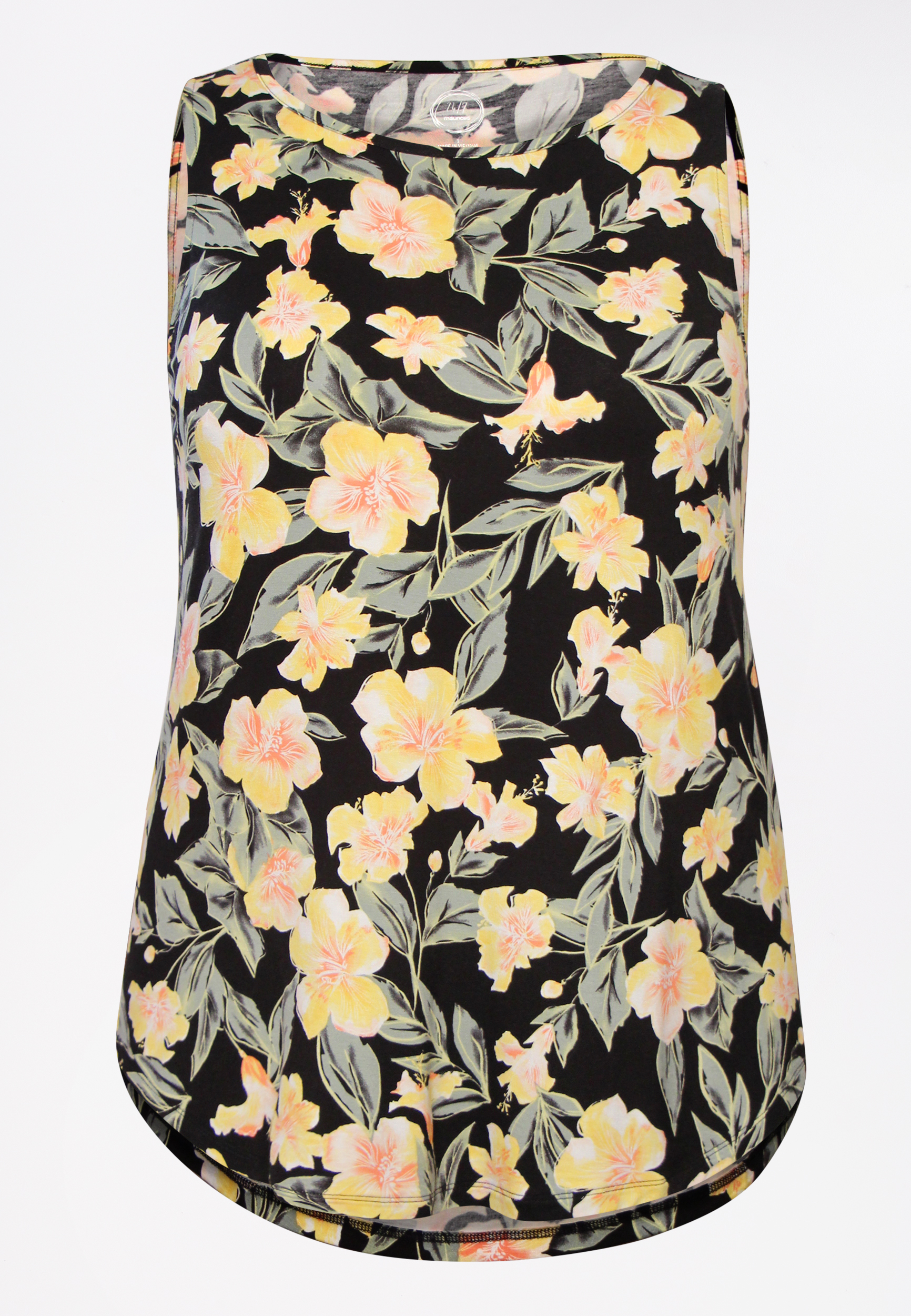 Plus Size 247 Floral High Neck Tank Top Maurices