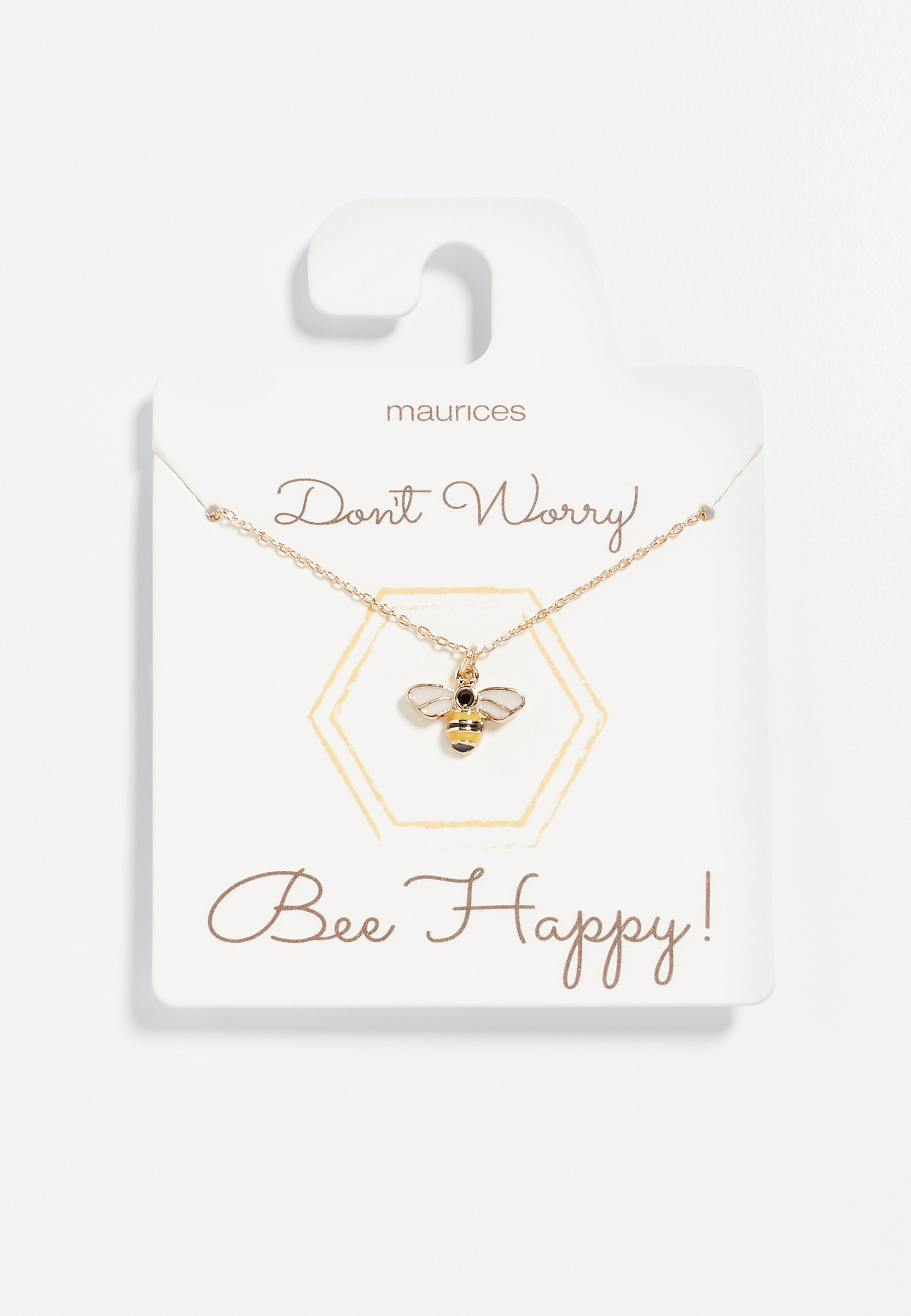 Dainty Bee Pendant Necklace | maurices