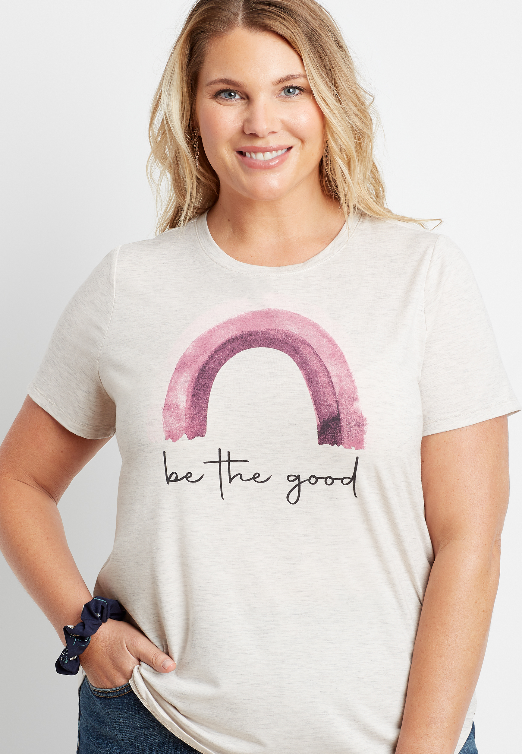 Plus Size Be The Good Graphic Tee | maurices