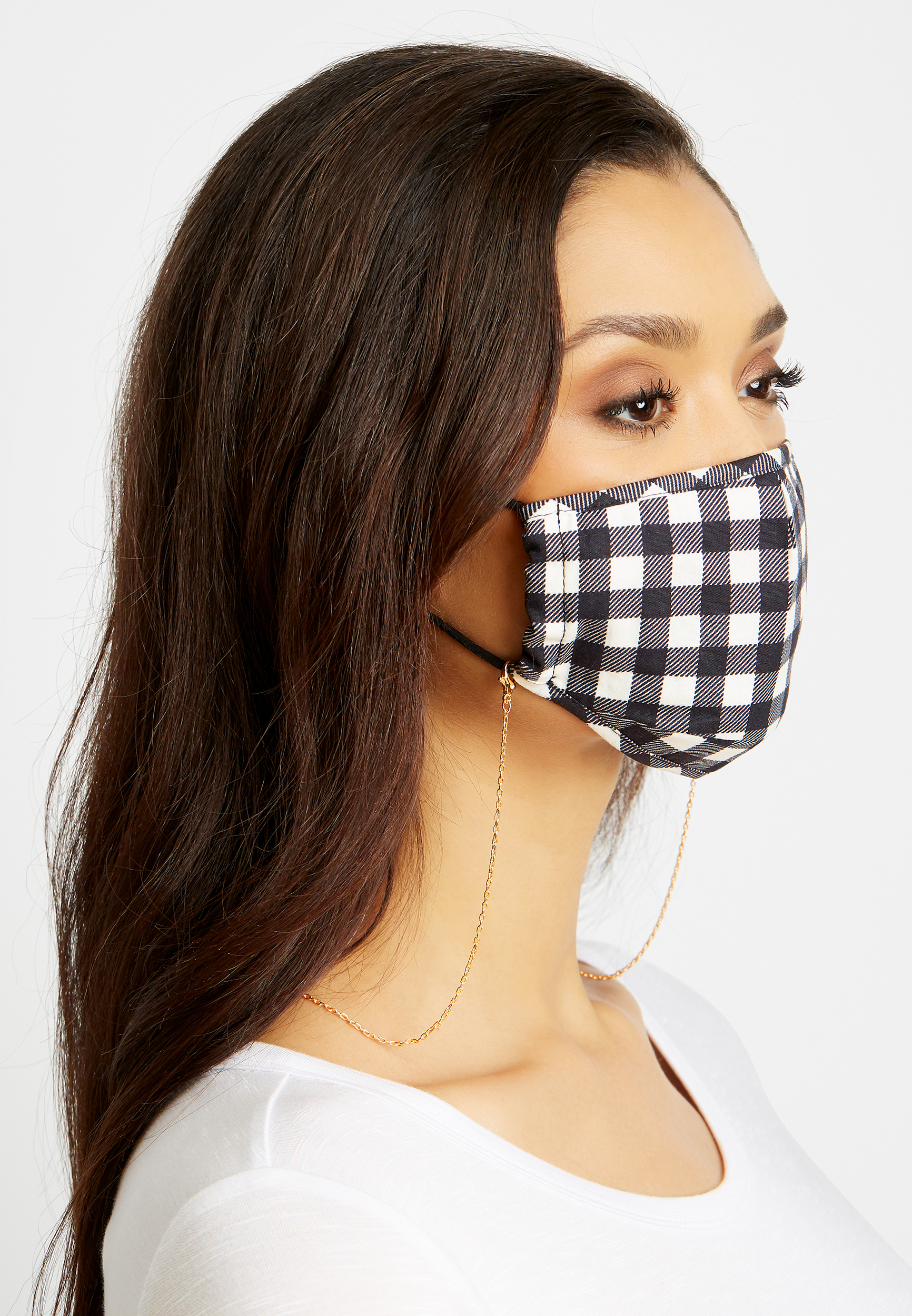 Gold Face Mask Chain | maurices
