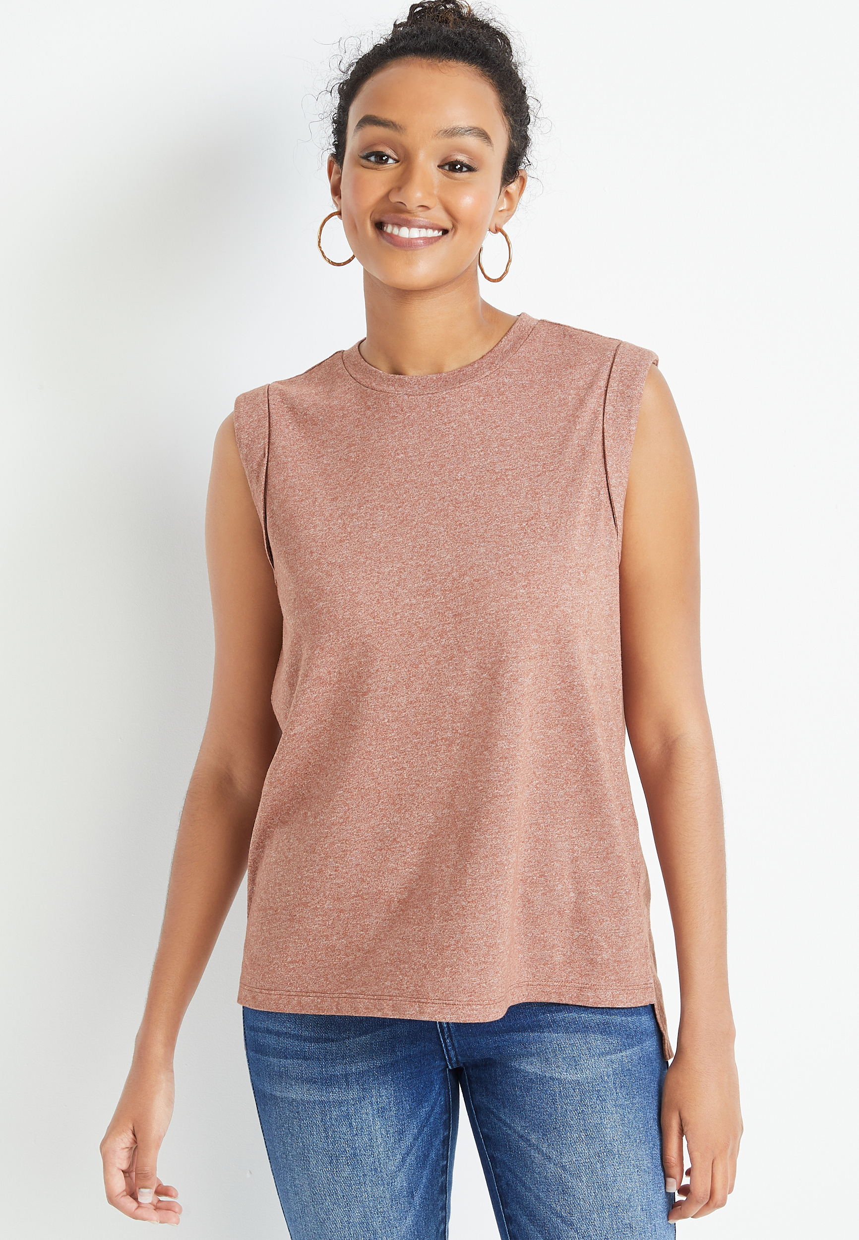 24/7 Solid Muscle Tank Top | maurices
