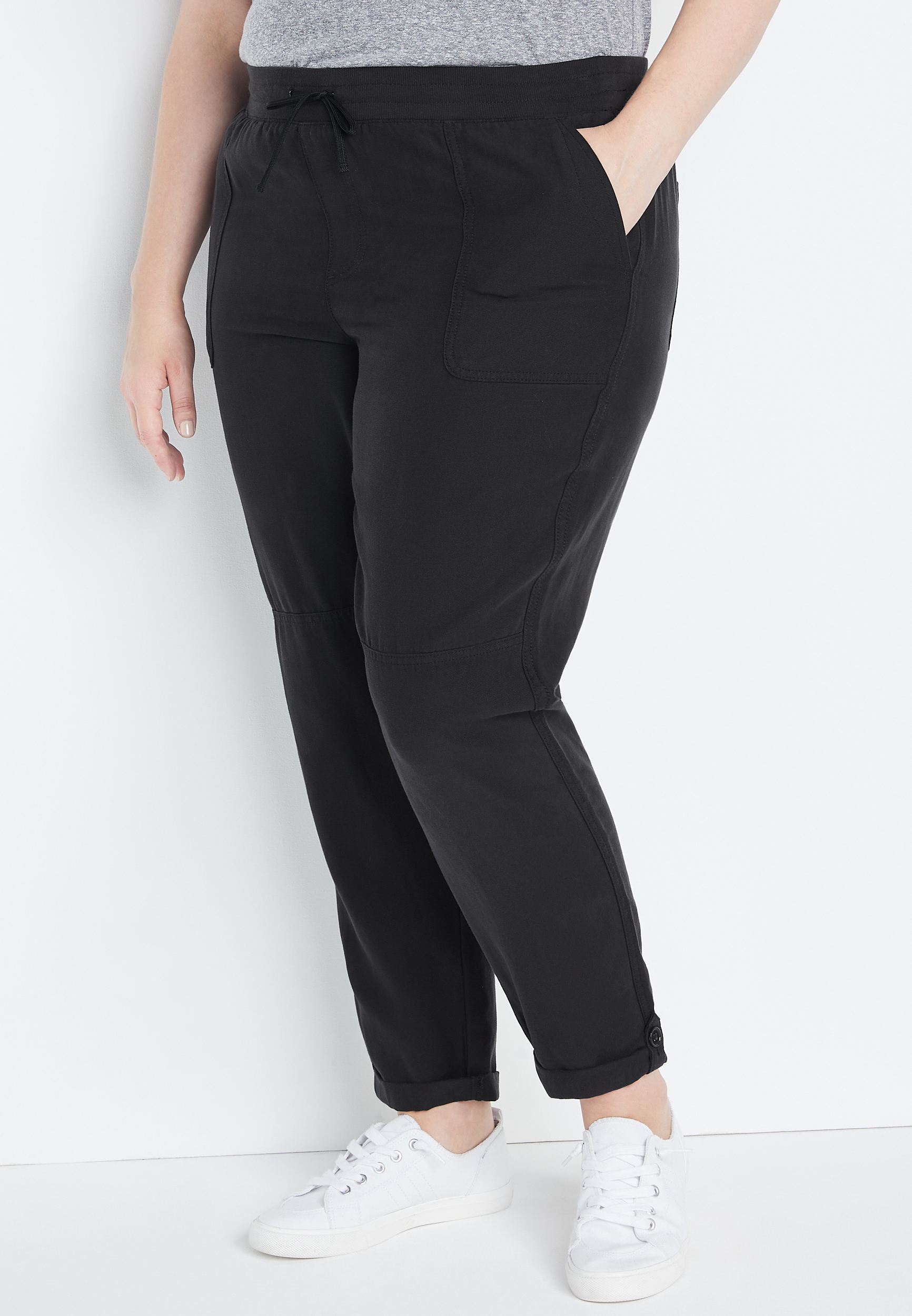 Plus Size Solid Weekender Pant | maurices