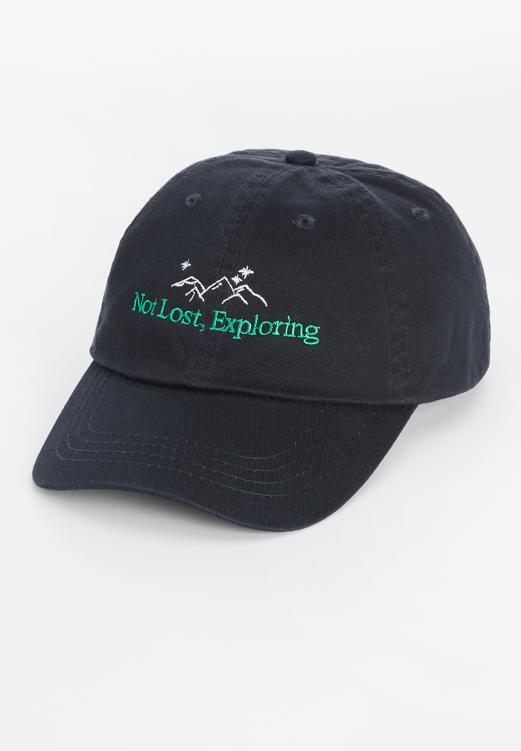 Not Lost Exploring Black Baseball Hat | maurices