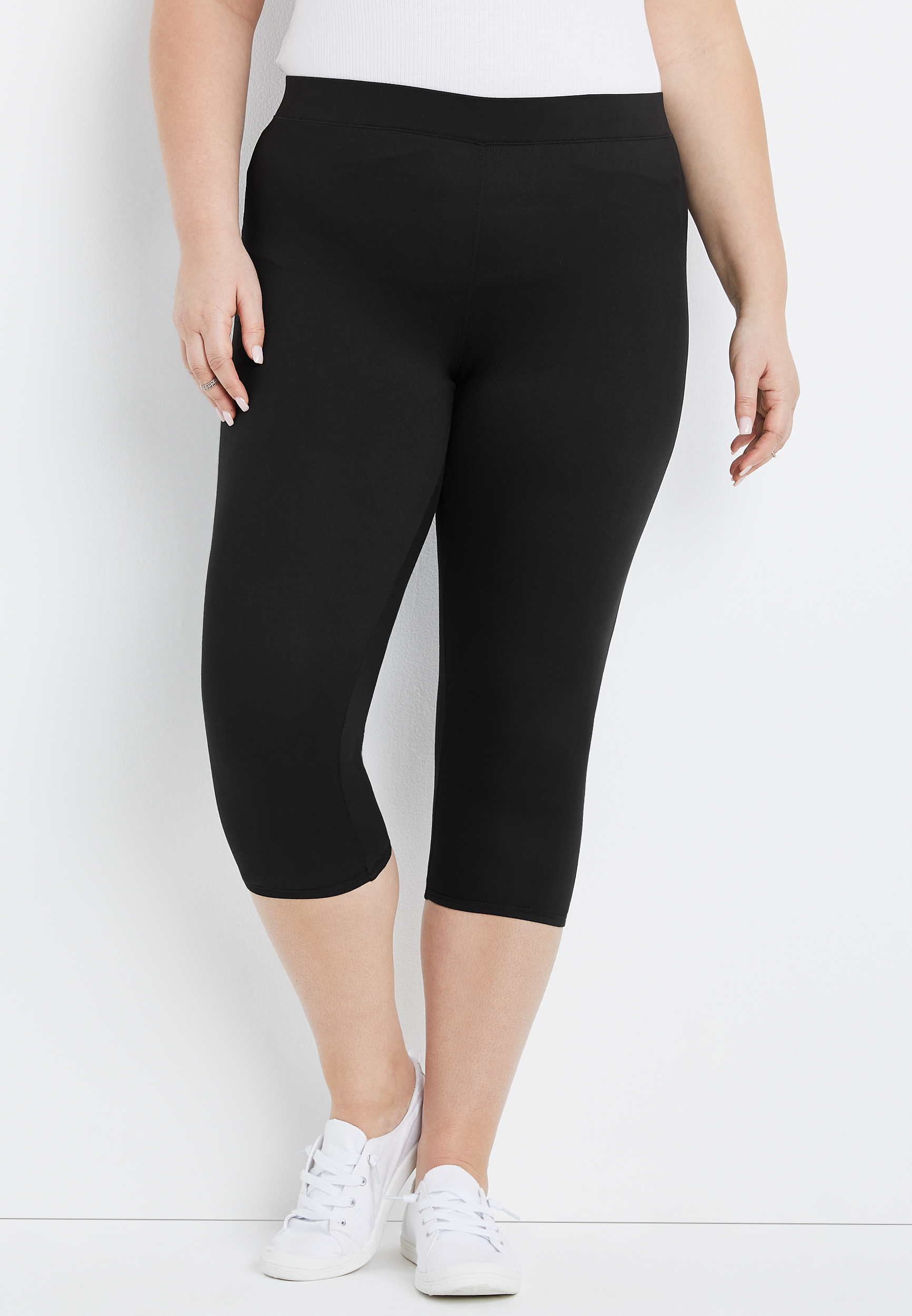 Plus Size High Rise Ultra Soft Capri Legging | maurices