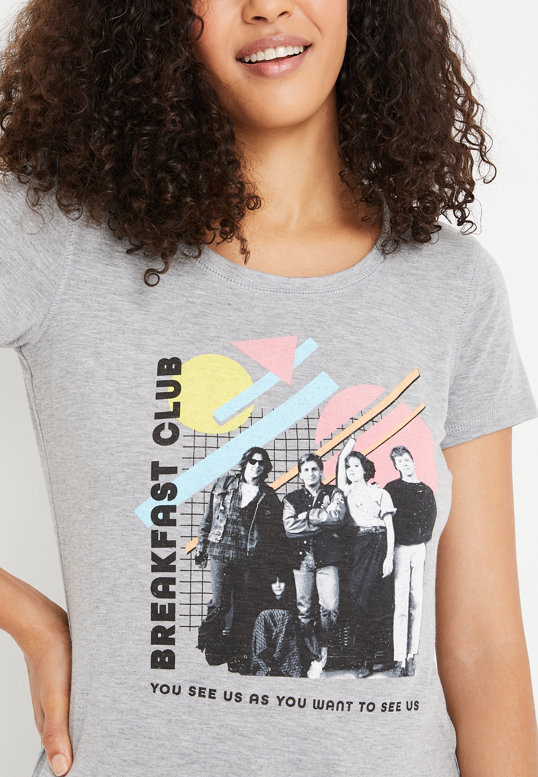 Gray Breakfast Club Graphic Tee | maurices
