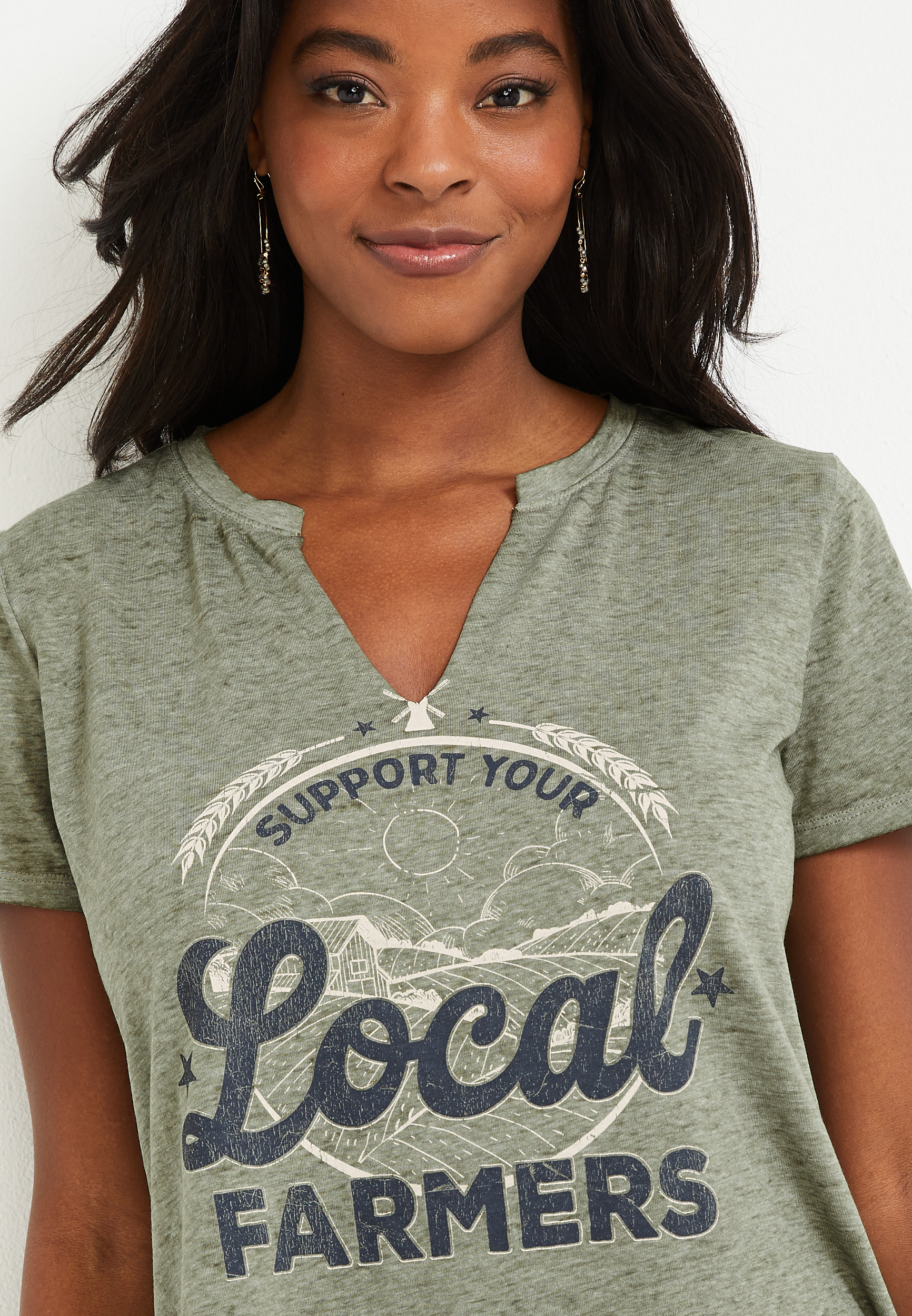 Support Local Farmers Graphic Tee | maurices
