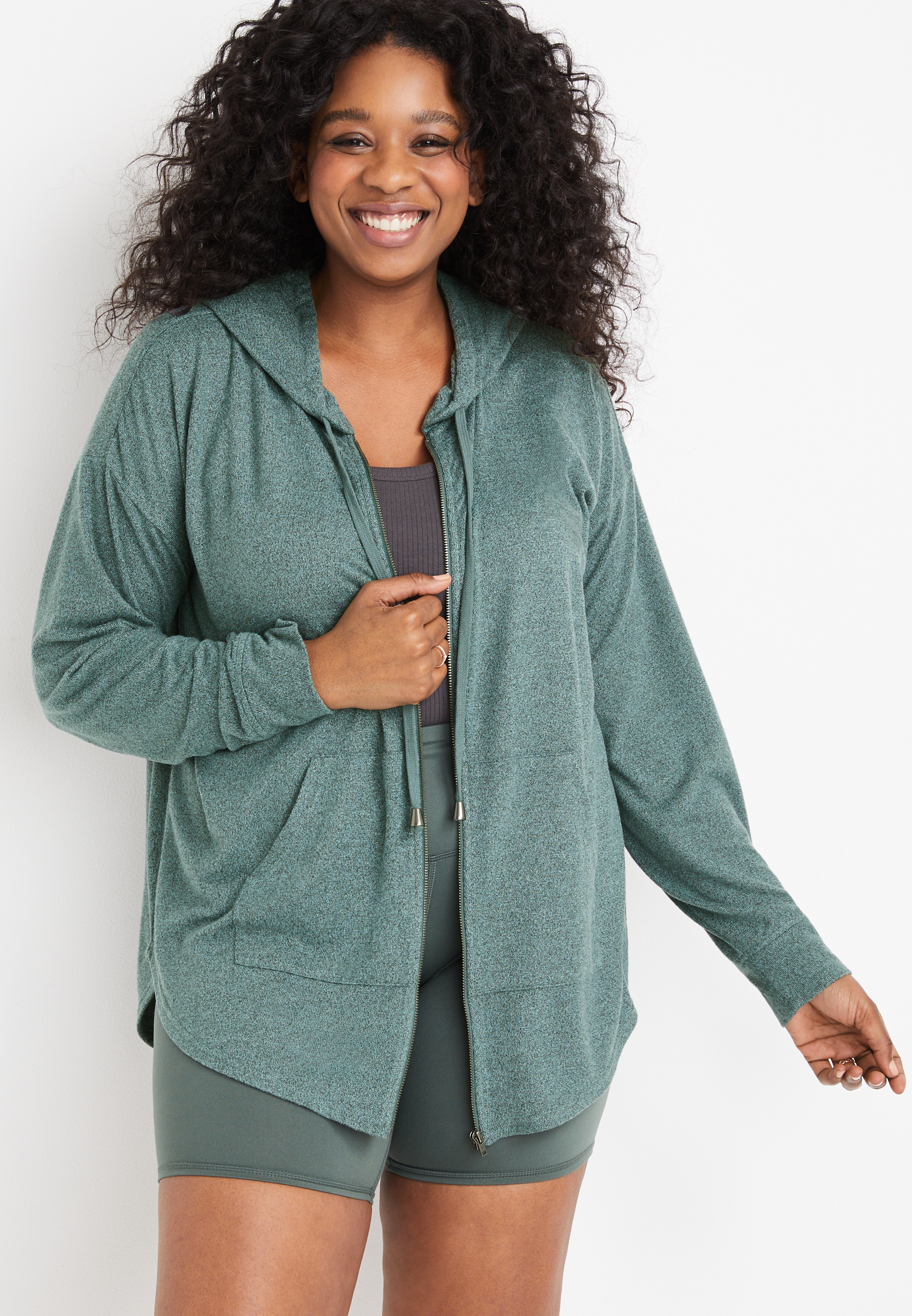Plus Size Zip Up Hoodie | maurices