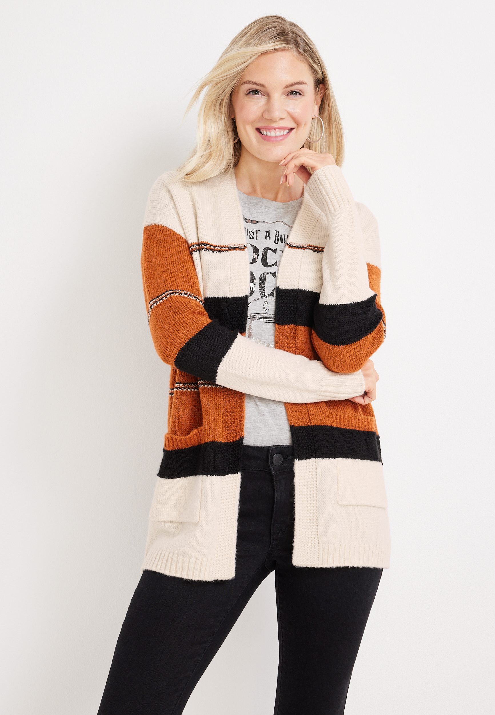 Striped Cardigan | maurices