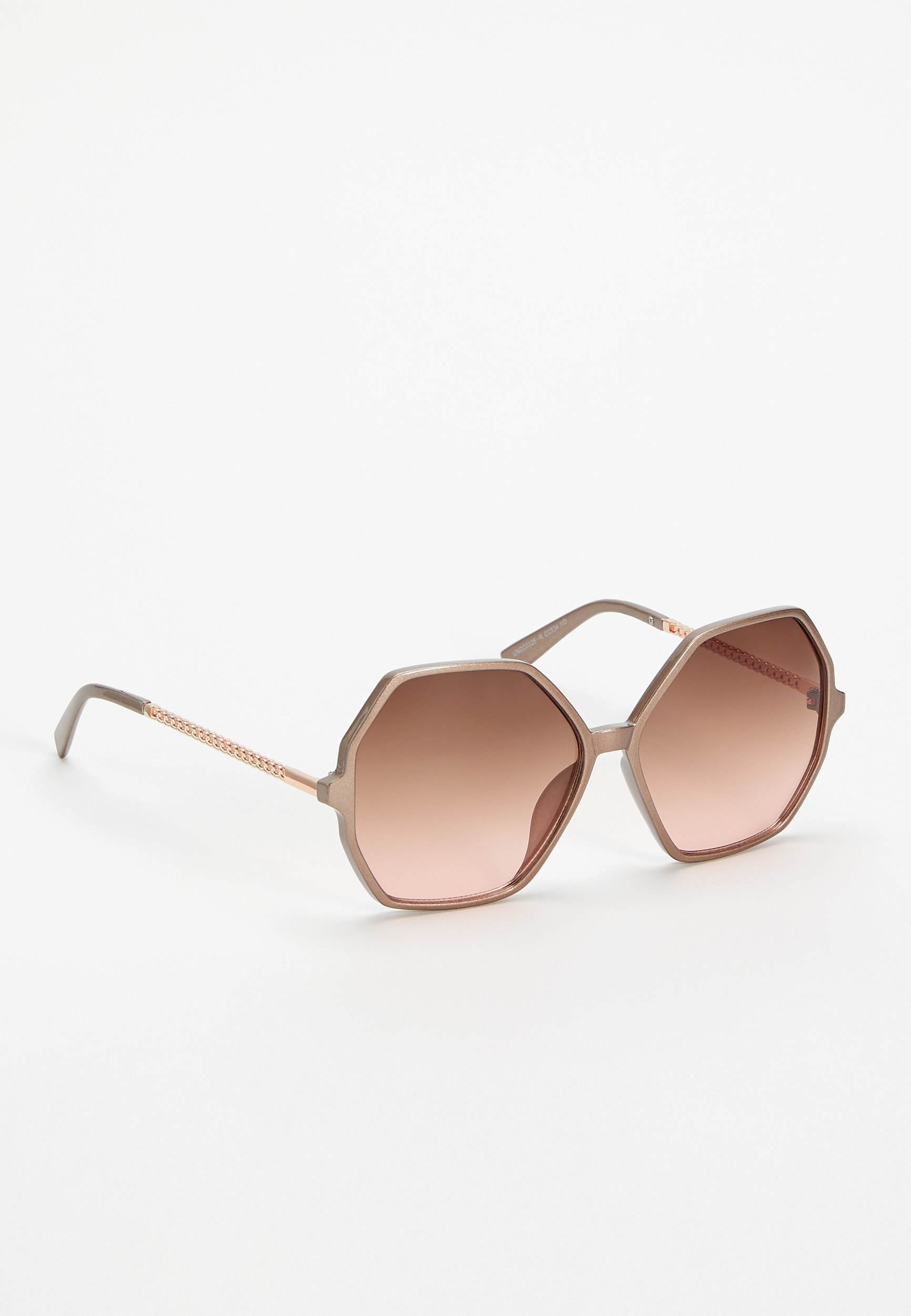 Circus by Sam Edelman™ Tan Hexagon Oversized Sunglasses | maurices