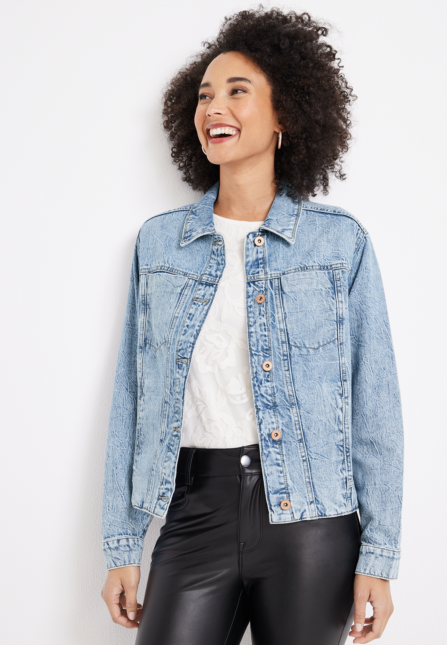 edgely™ Denim Jacket | maurices
