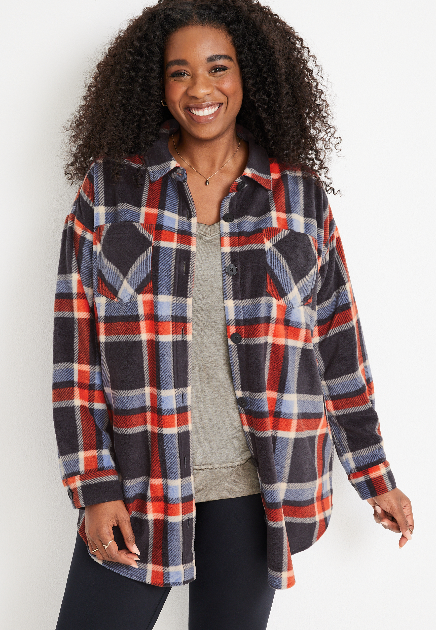 Shacket Plus Jackets & Vests | maurices