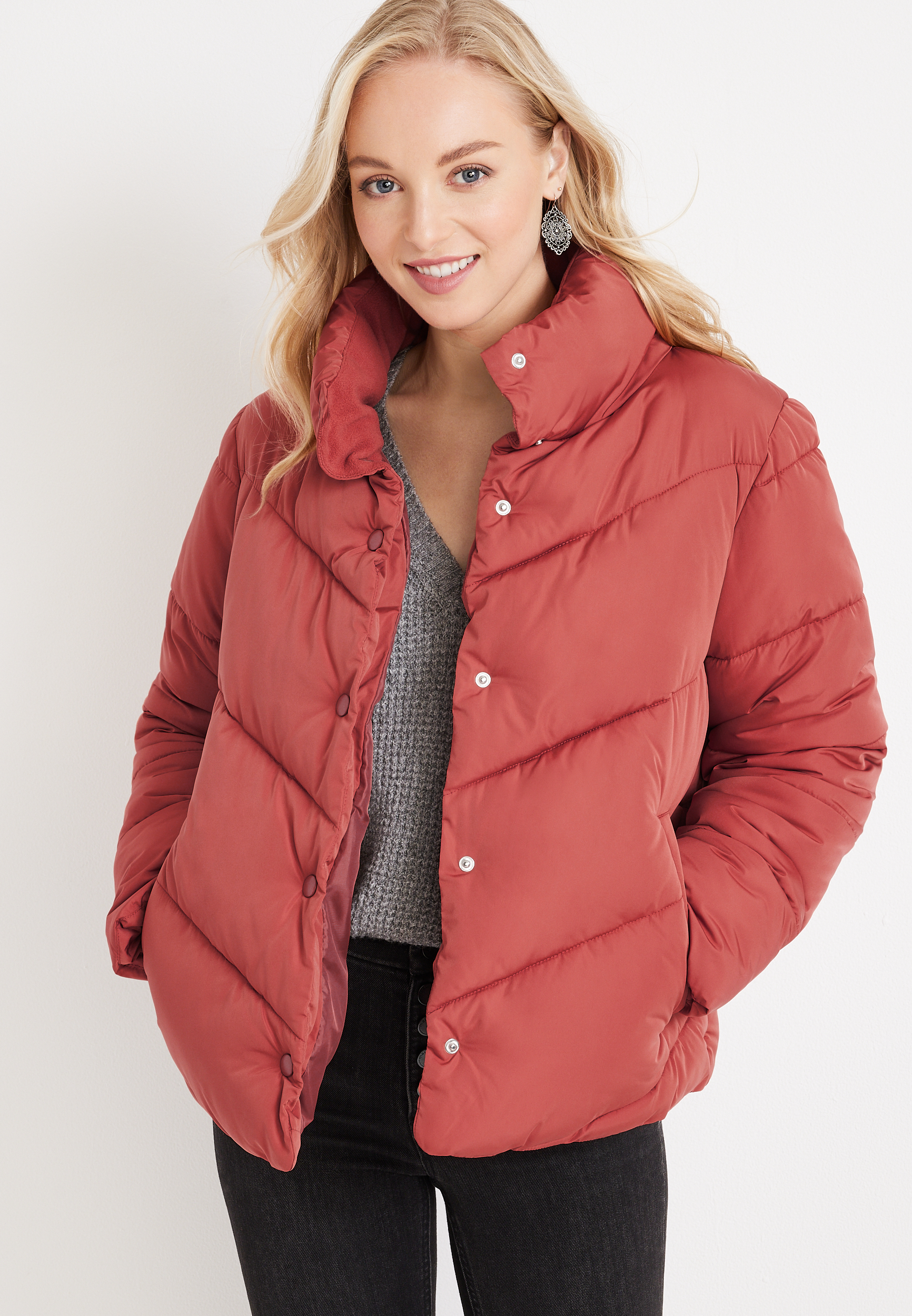 Short Puffer Coat | maurices