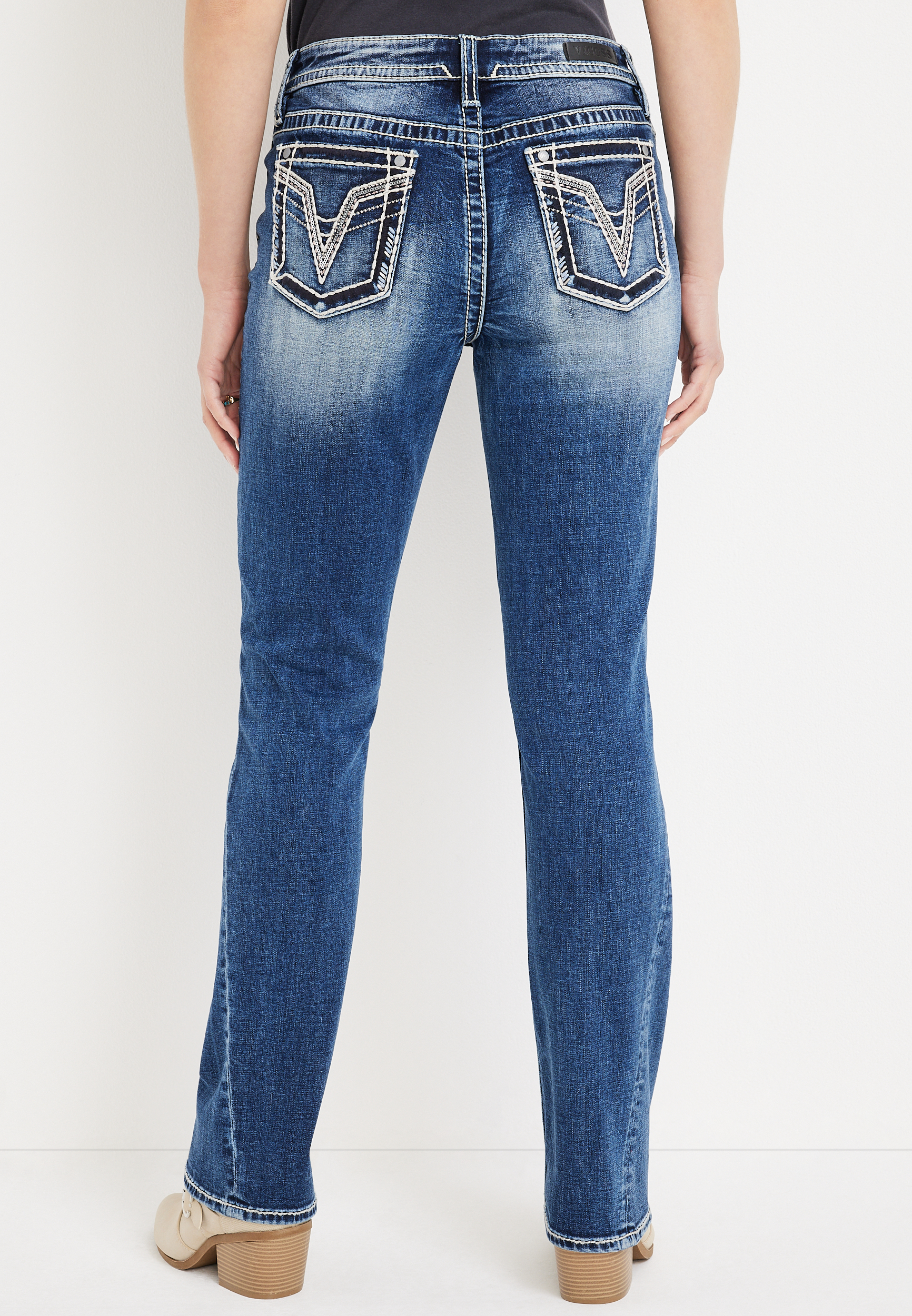 Vigoss® Slim Boot Heritage Mid Rise Jean | maurices
