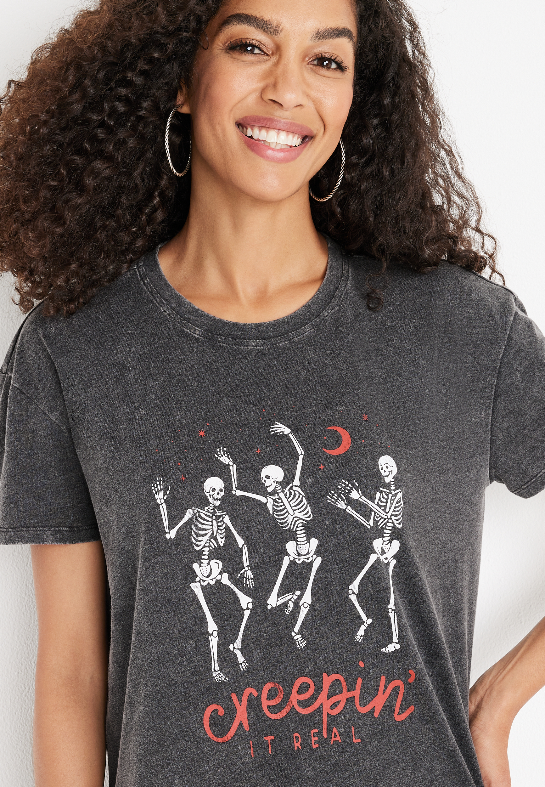 Creepin It Real Graphic Tee | maurices