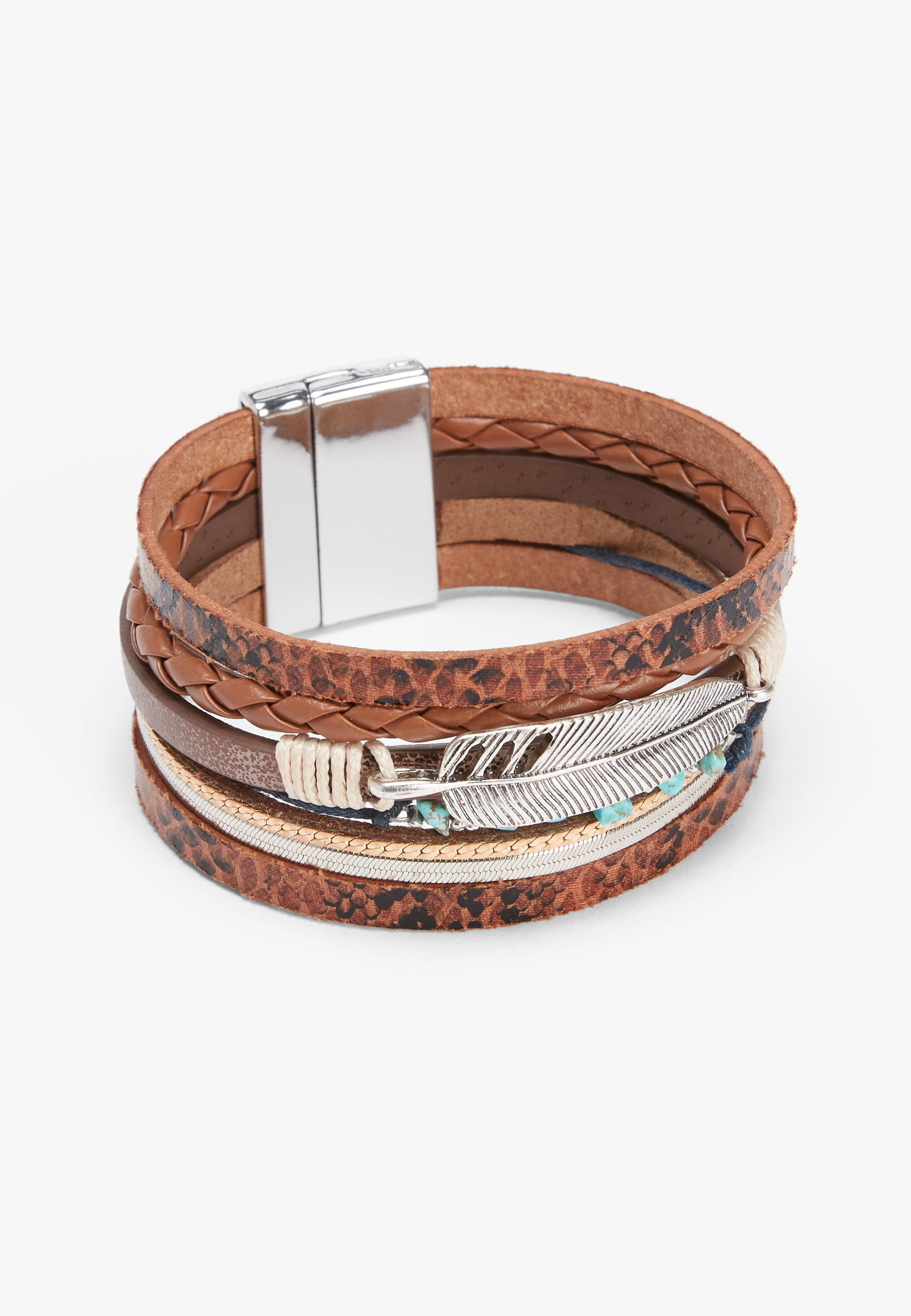 Western Multi Row Magnetic Bracelet | maurices