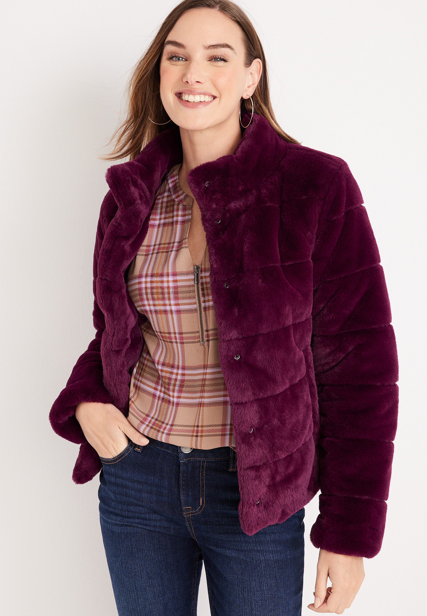 Faux Fur Coat | maurices