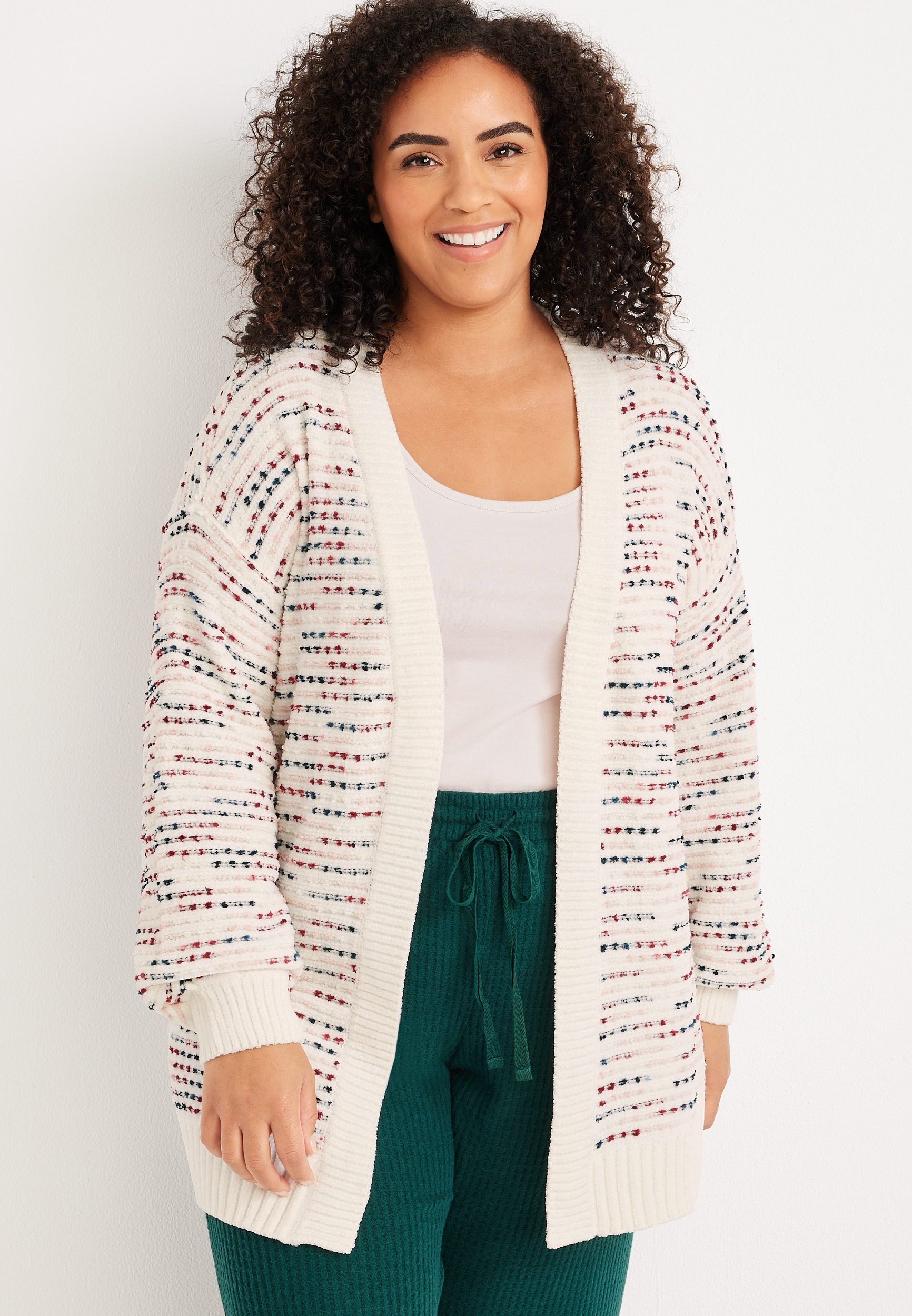 Plus Size Textured Cardigan | maurices