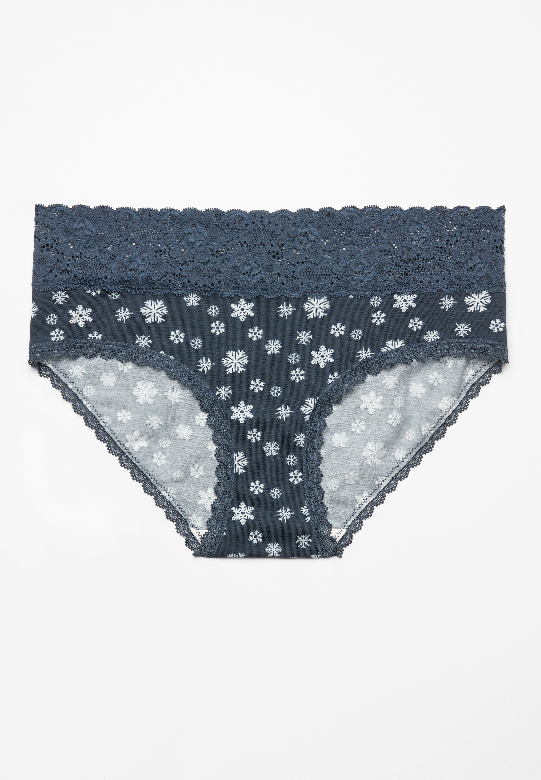 Simply Comfy Snowflake Cotton Hipster Panty Maurices
