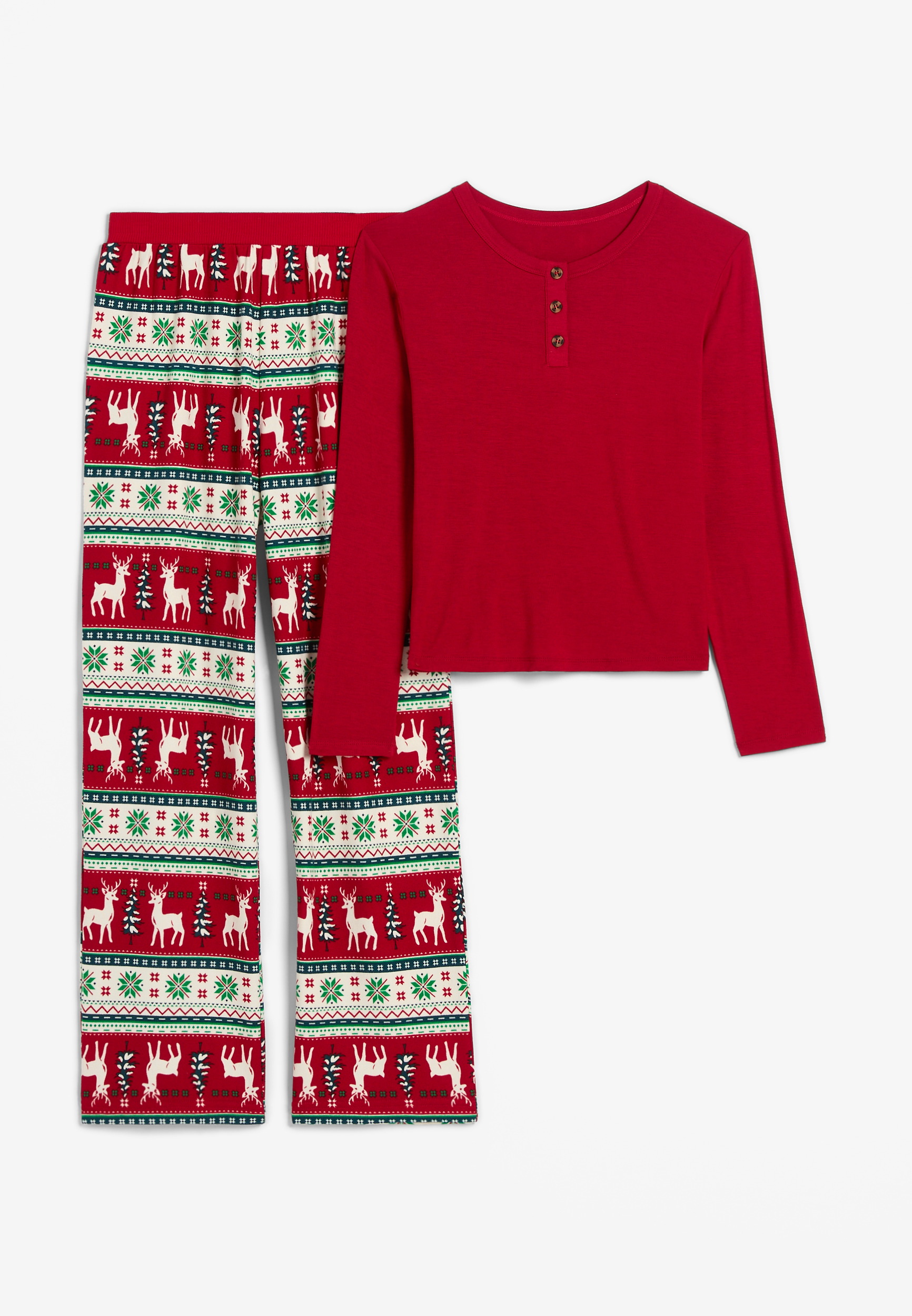 Youth Holiday Fair Isle Family Pajamas | maurices