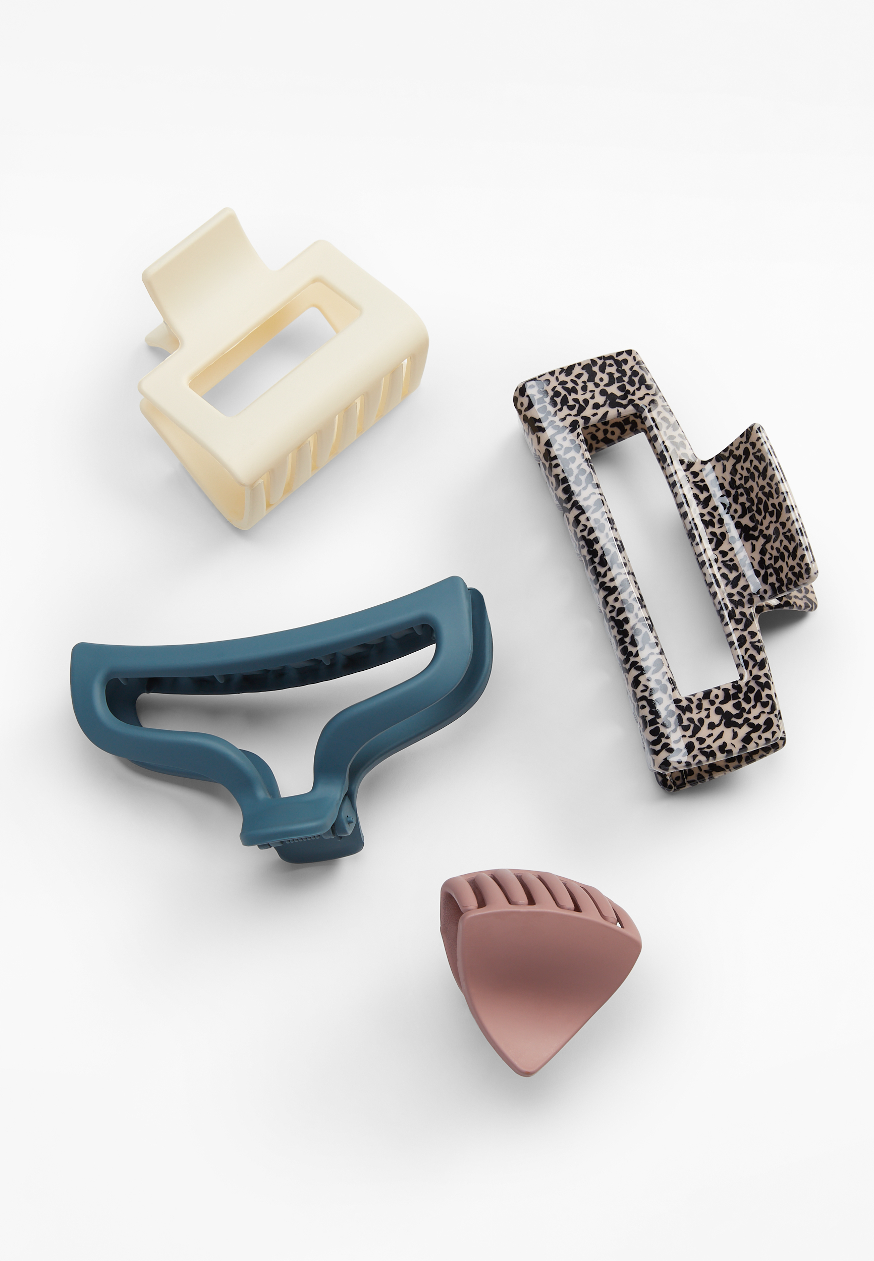 4 Pack Mixed Variety Hair Clips | maurices