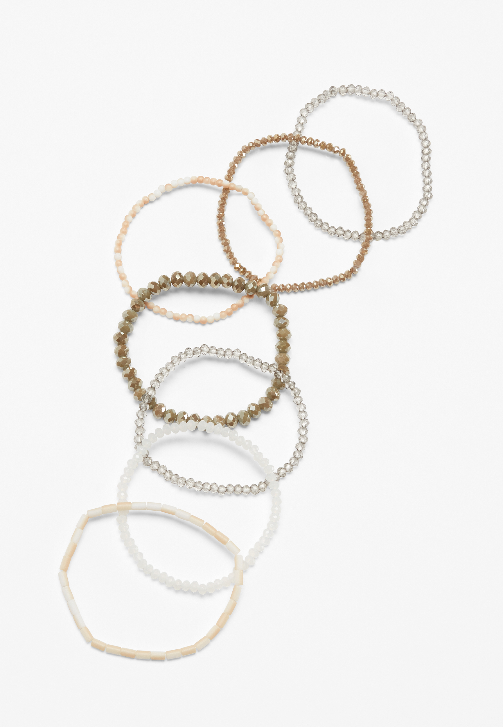 7 Piece Beaded Stretch Bracelet Set Maurices