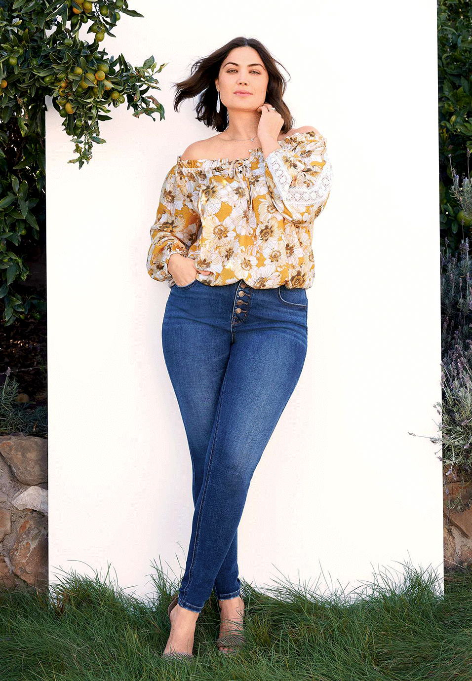 Plus Size m jeans by maurices™ Cool Comfort Curvy High Rise Button Fly ...