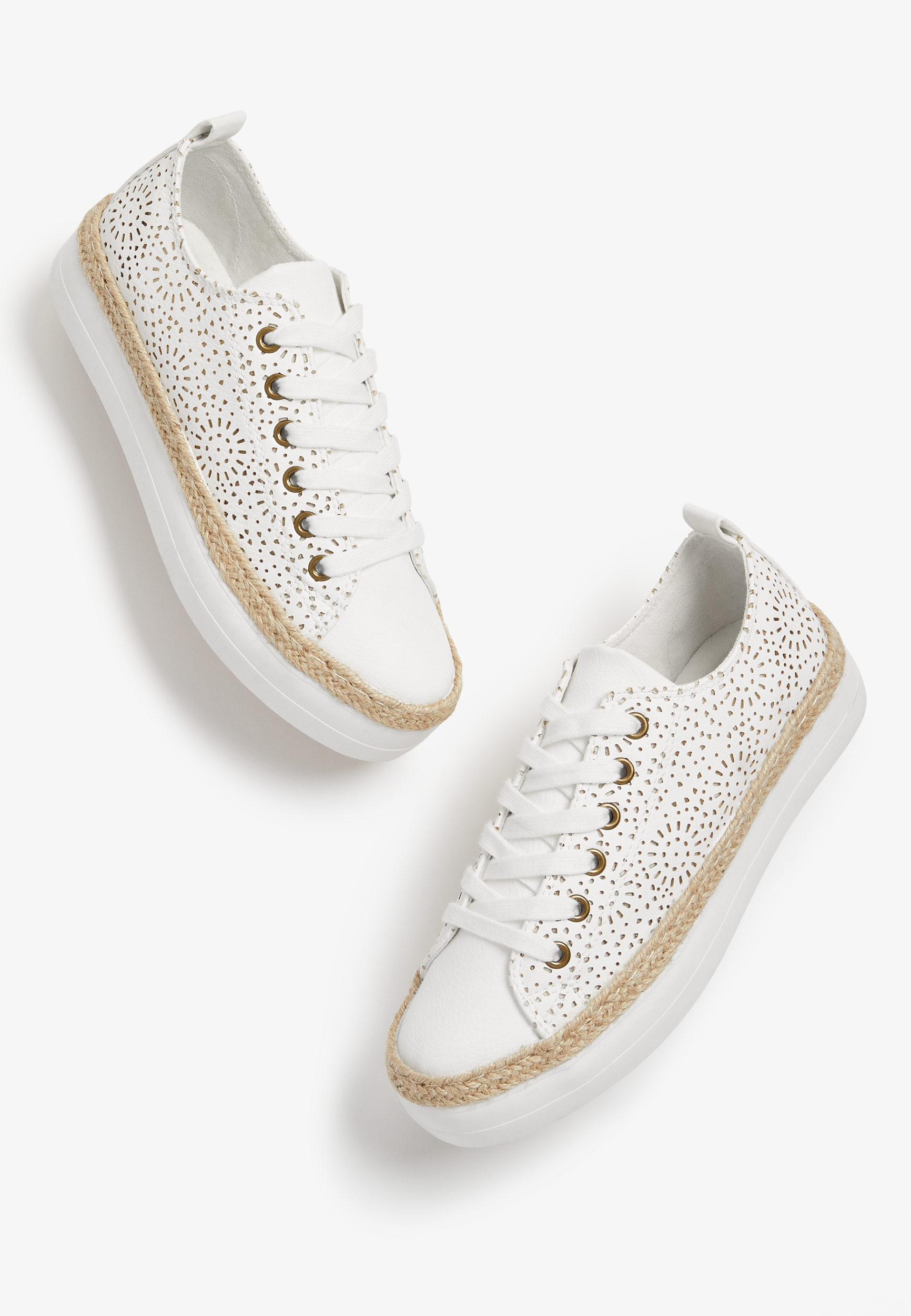 Faith White Platform Sneaker | maurices