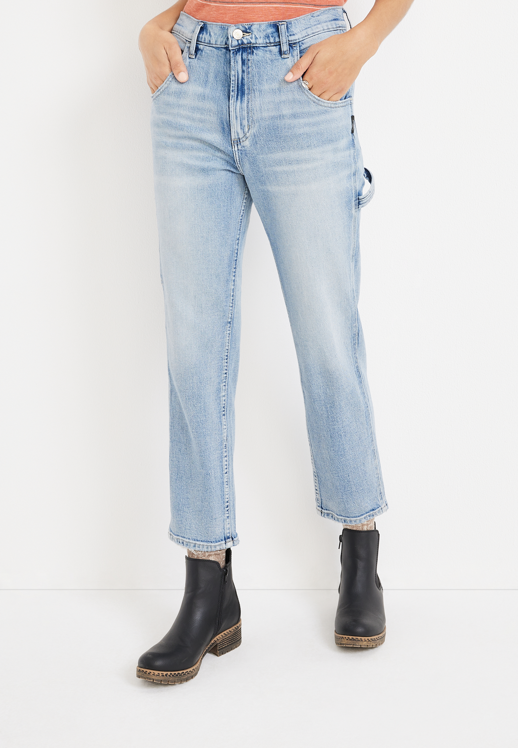 Silver Jeans Co.® Carpenter High Rise Crop Jean | maurices