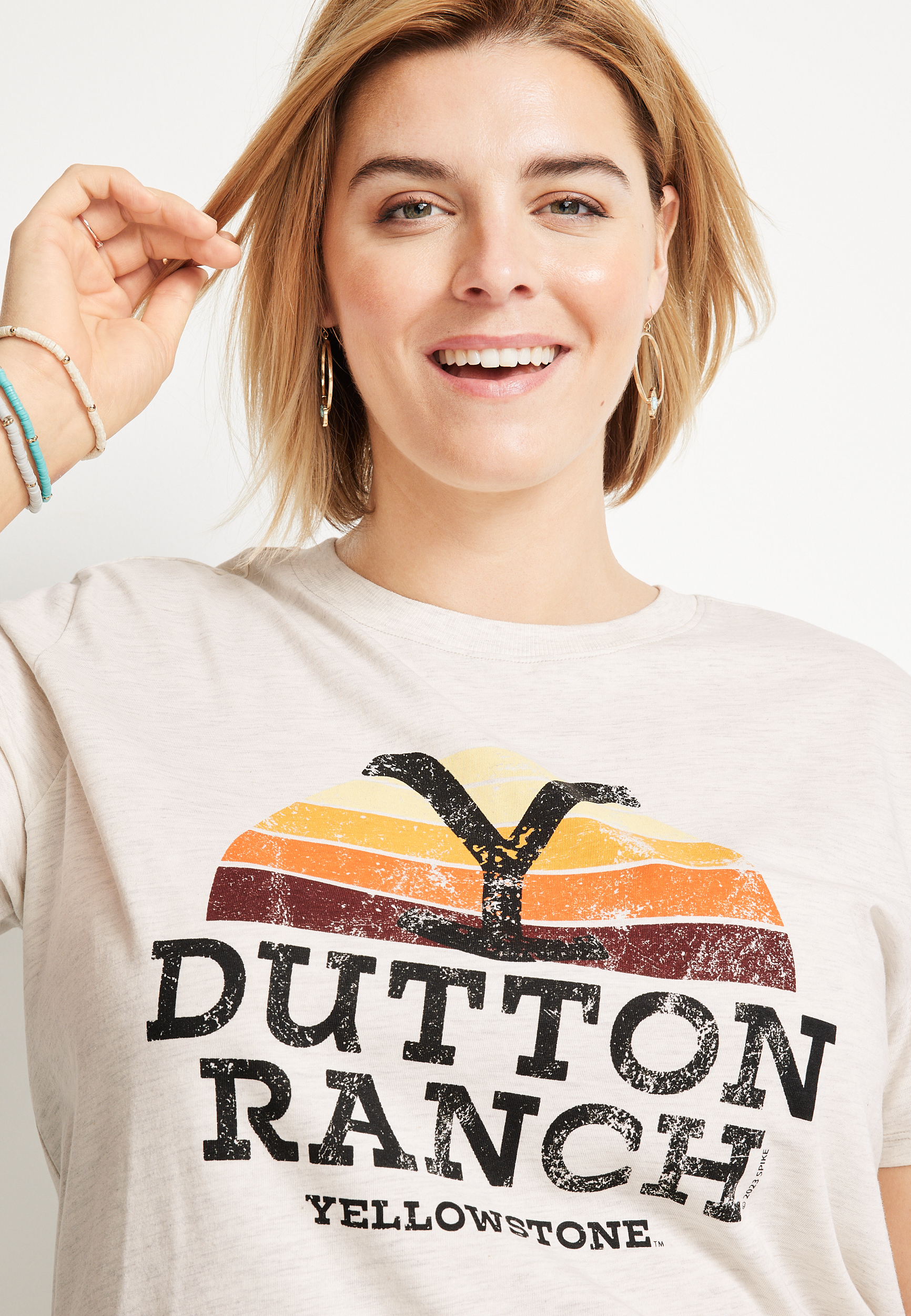 Plus Size Dutton Ranch Yellowstone Graphic Tee | maurices