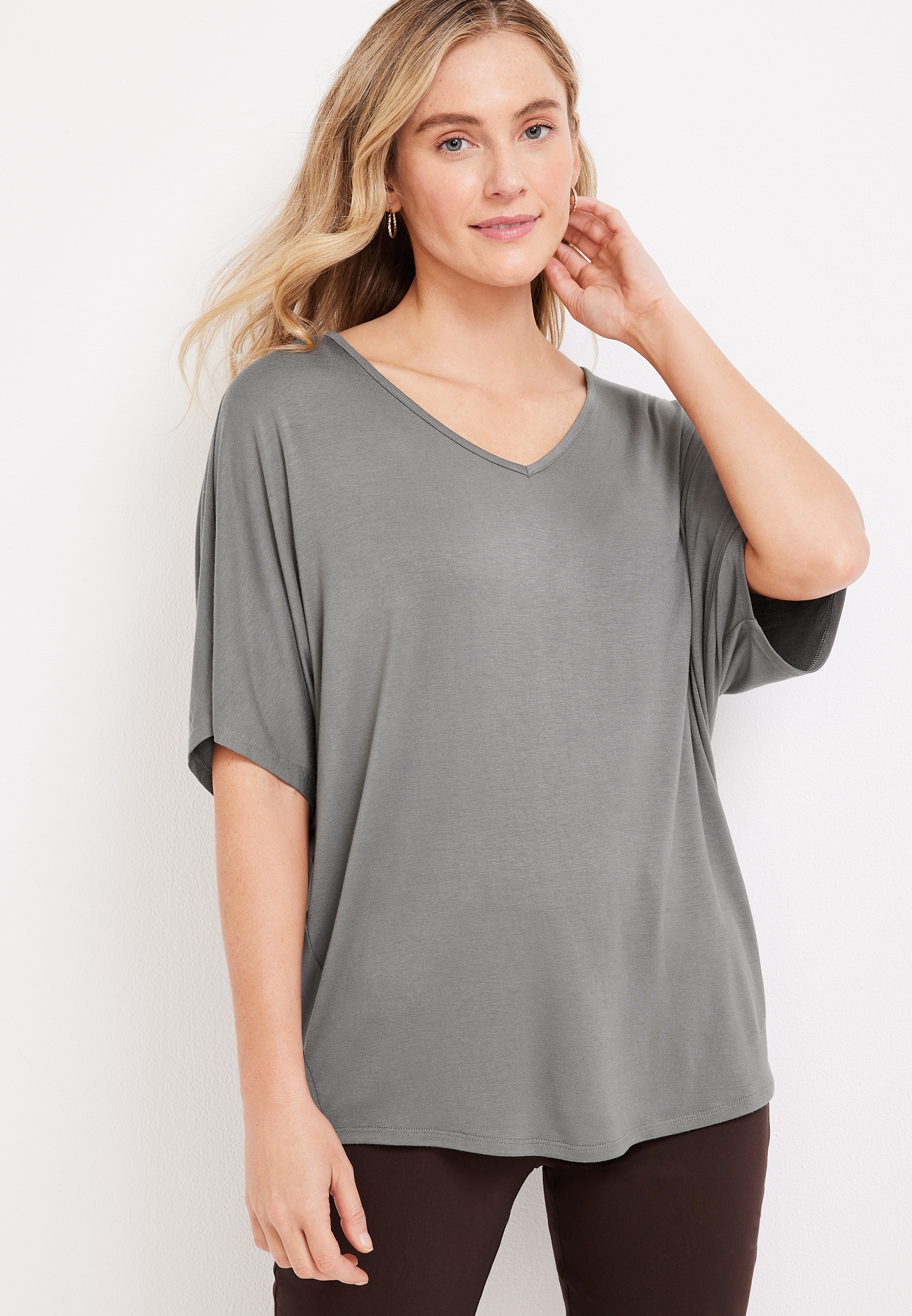 24/7 Delano Dolman Tee | maurices