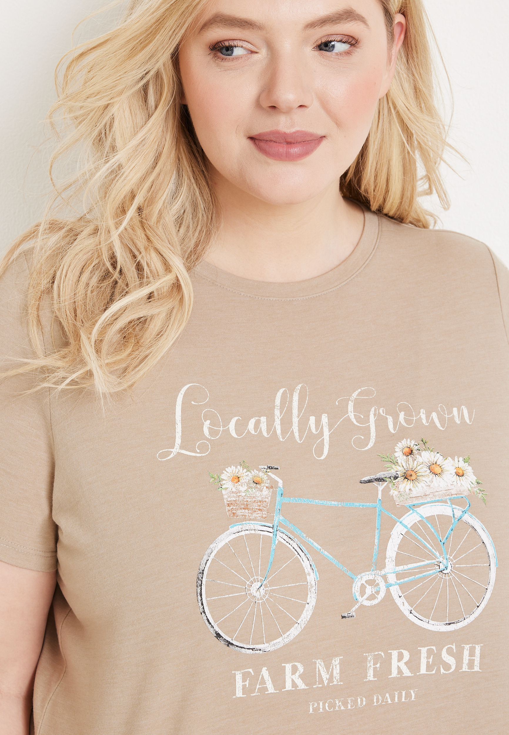 Plus Size Farm Fresh Graphic Tee | maurices